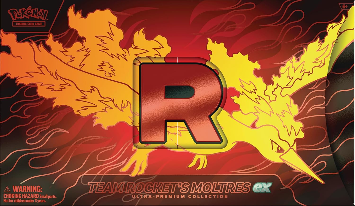 Pokémon TCG: Team Rocket’s Moltres ex Ultra-Premium Collection : Amazon ...