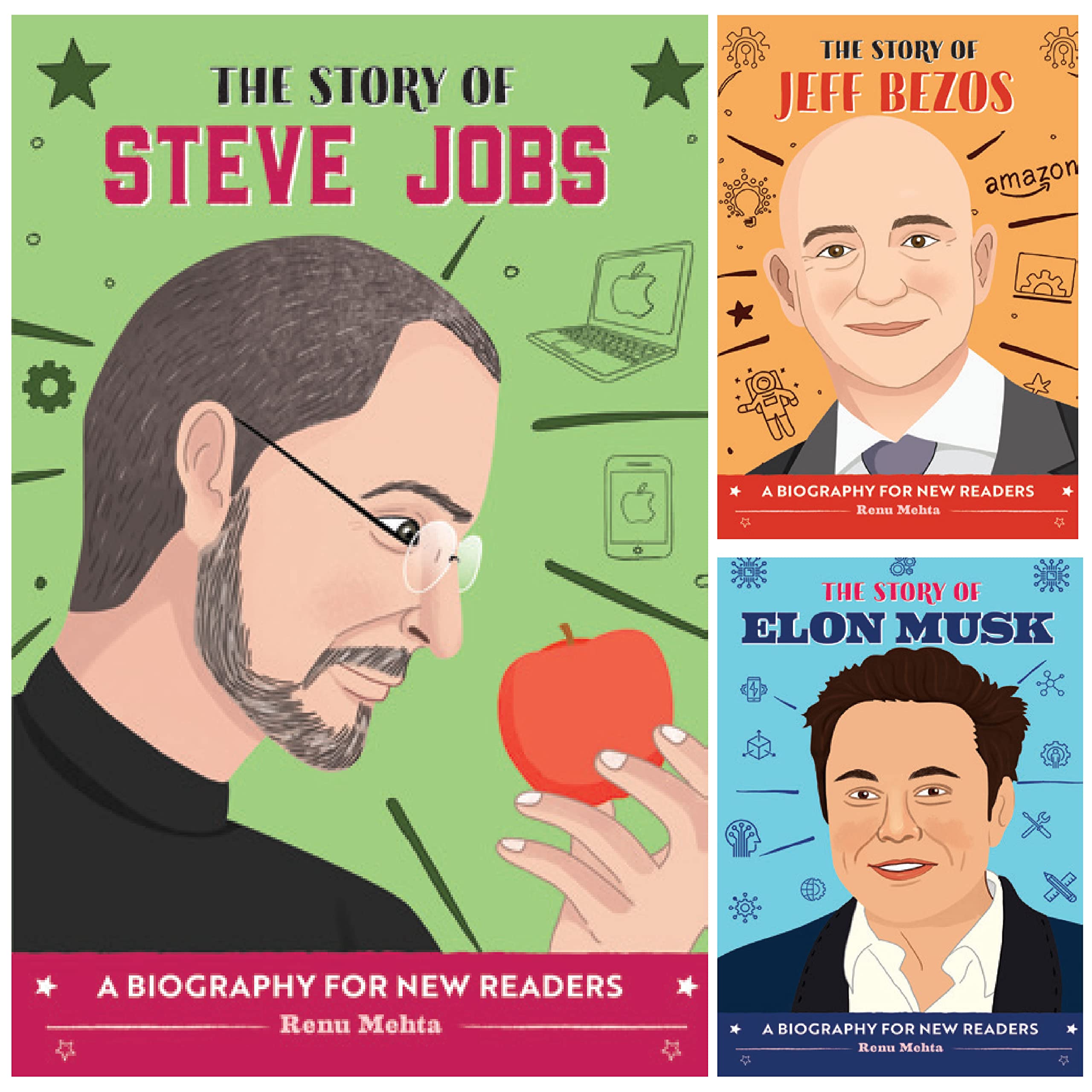 A Complete Biographies of Elon Musk, Jeff Bezos and Steve Jobs ...