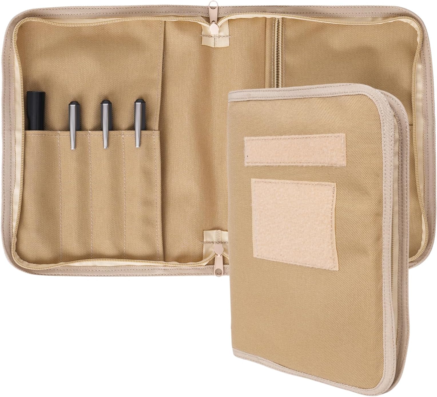 Amazon.com: Tactical Notebook Cover with Zippered for Folders, Large ...
