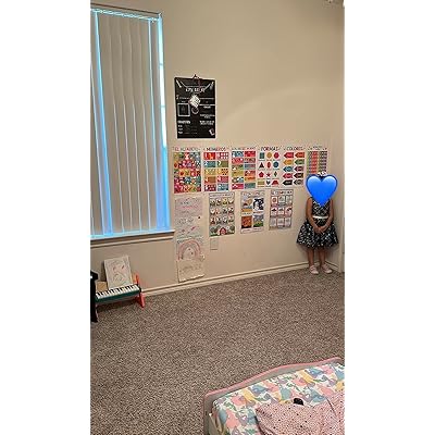 Buy 12 Spanish Educational Posters, Bilingual Learning Chart for Prek ...