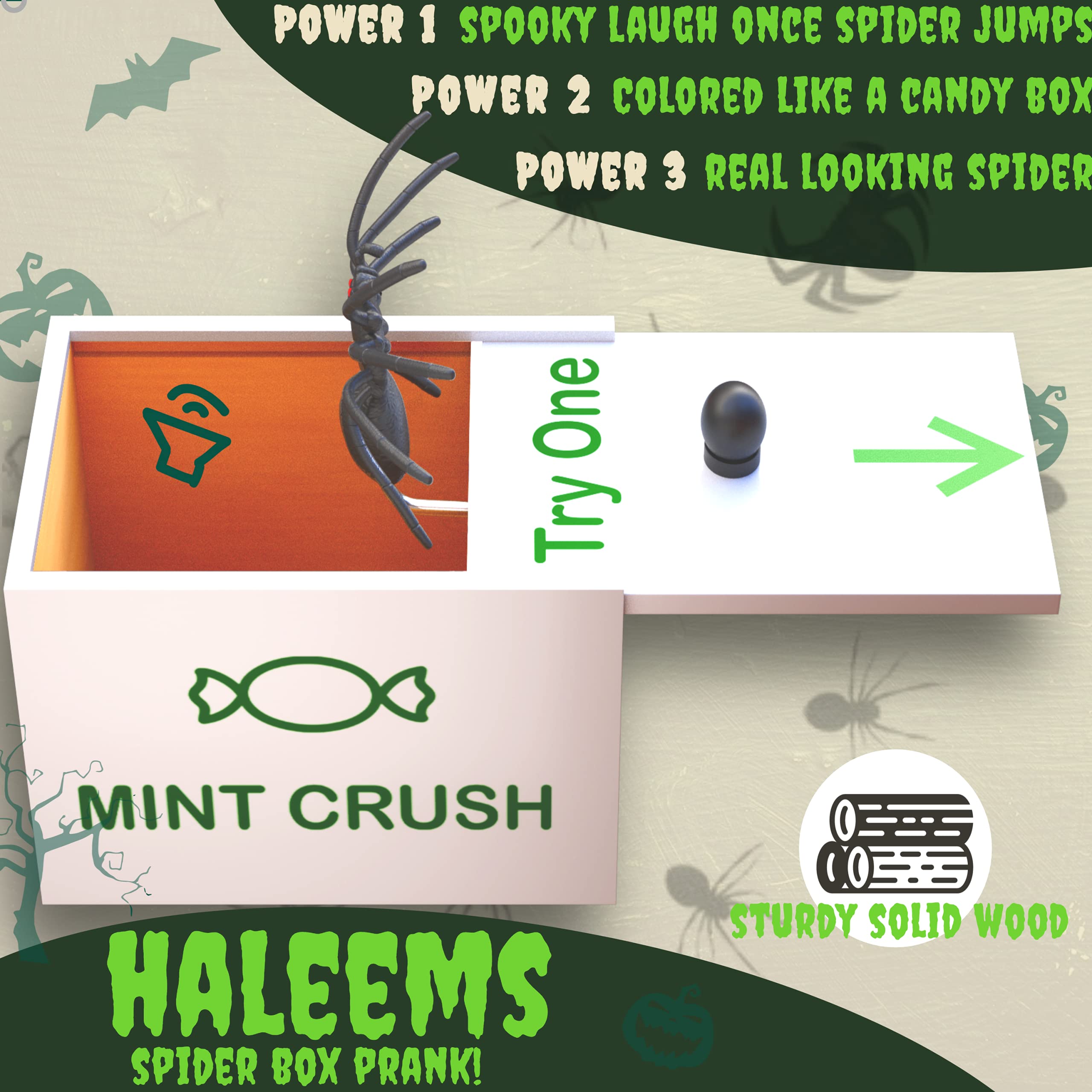 HALEEMS Spider in a Box Prank Gift - The Only Spider Box Prank with ...