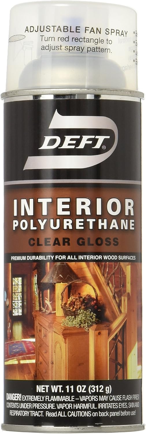 Deft 29744 221-13 11 oz. Gloss Polyurethane Spray - Home Decor Products ...