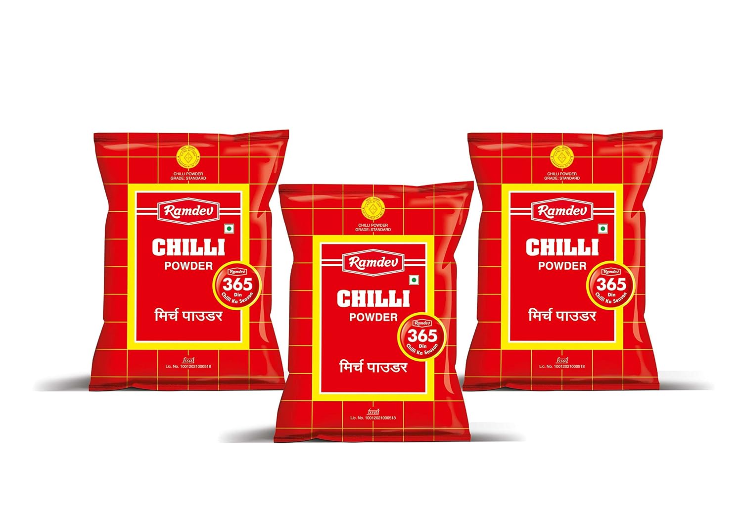 Amazon.com : Ramdev Chilli Powder 1 KG Pack of 3 : Grocery & Gourmet Food