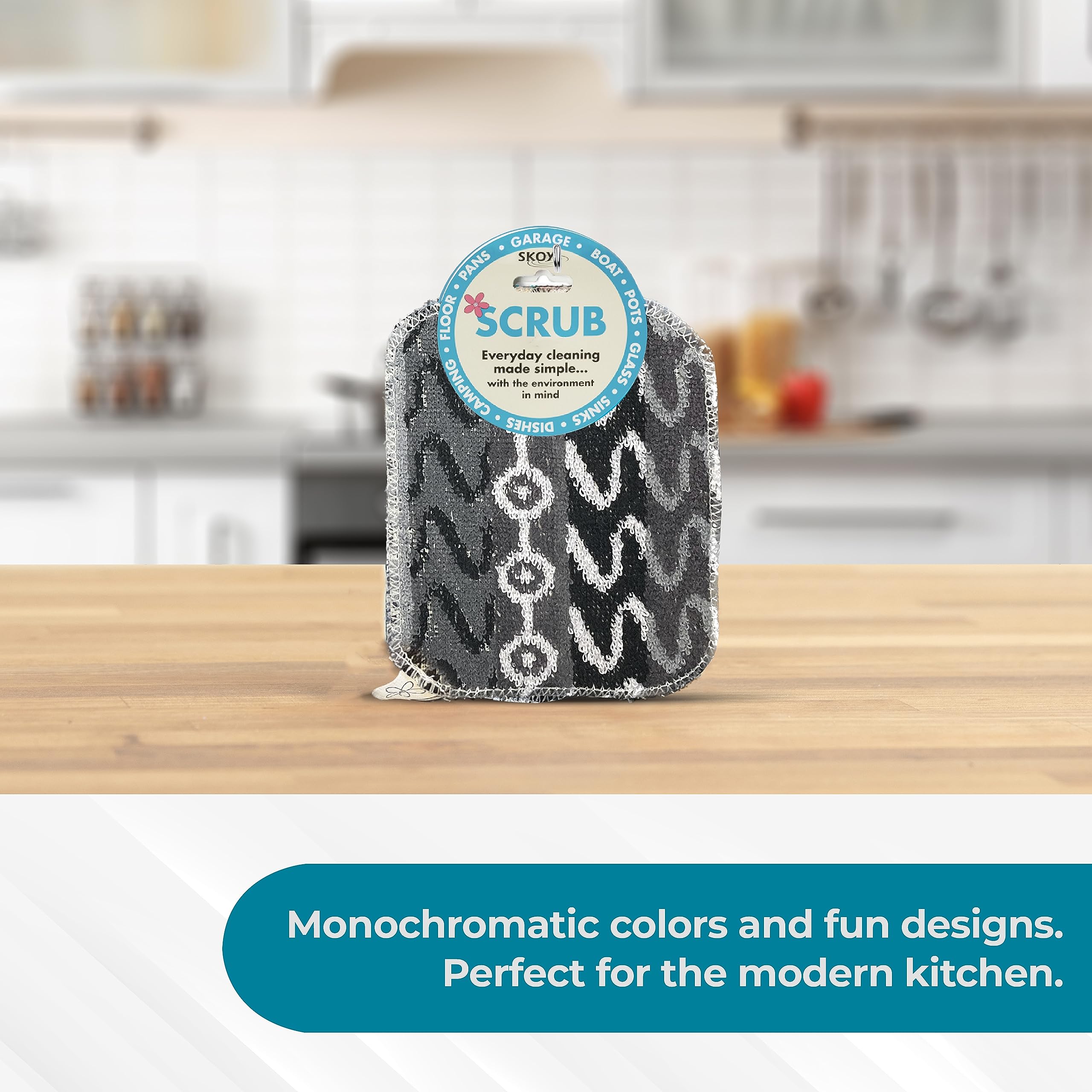 Snapklik.com : Scrub, 4-Pack Non-Scratching, Reusable Scrub For Kitchen ...