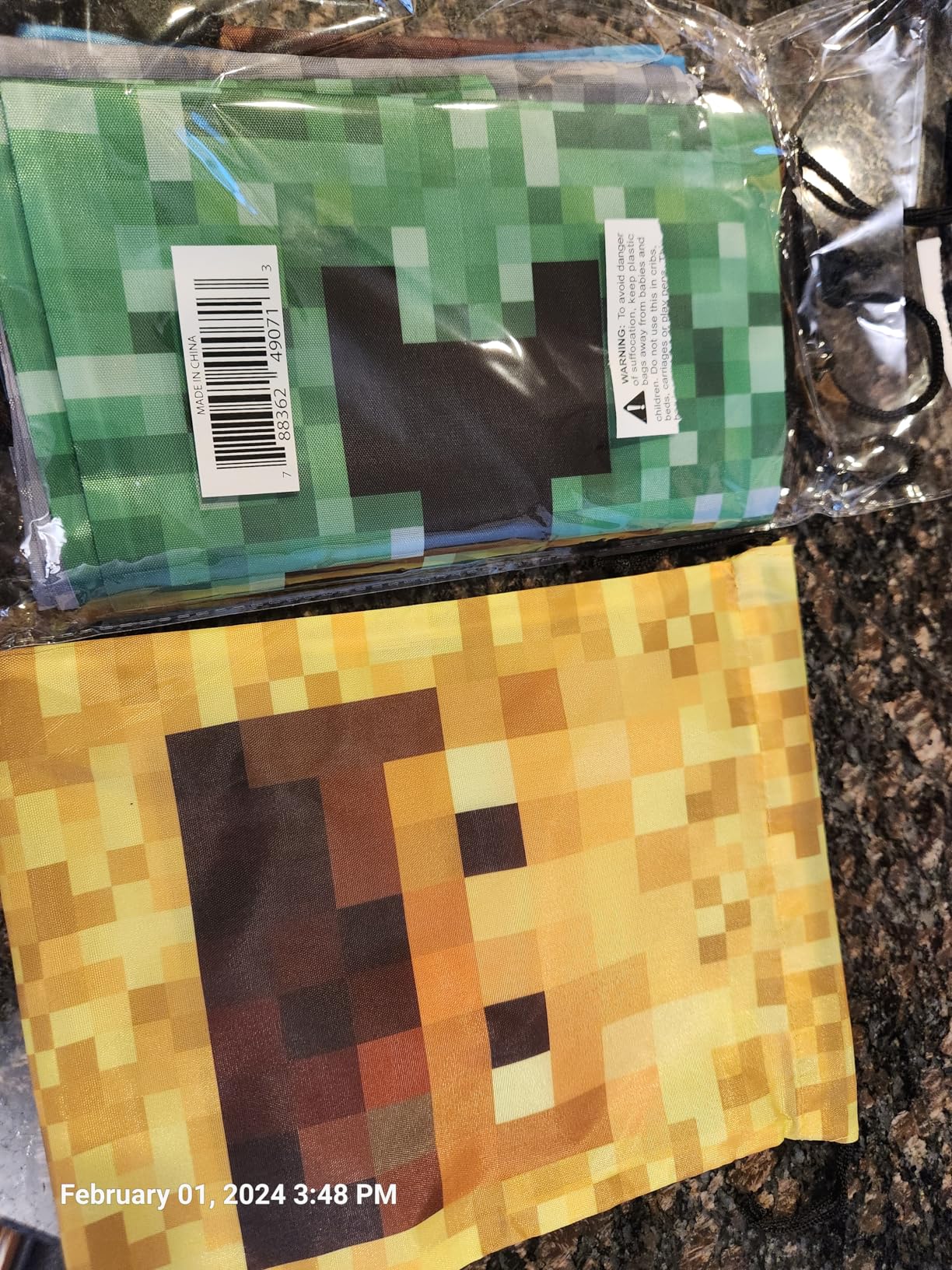 Amazon.com: Minecraft Party Favor Bags, Minecraft Birthday Decorations ...