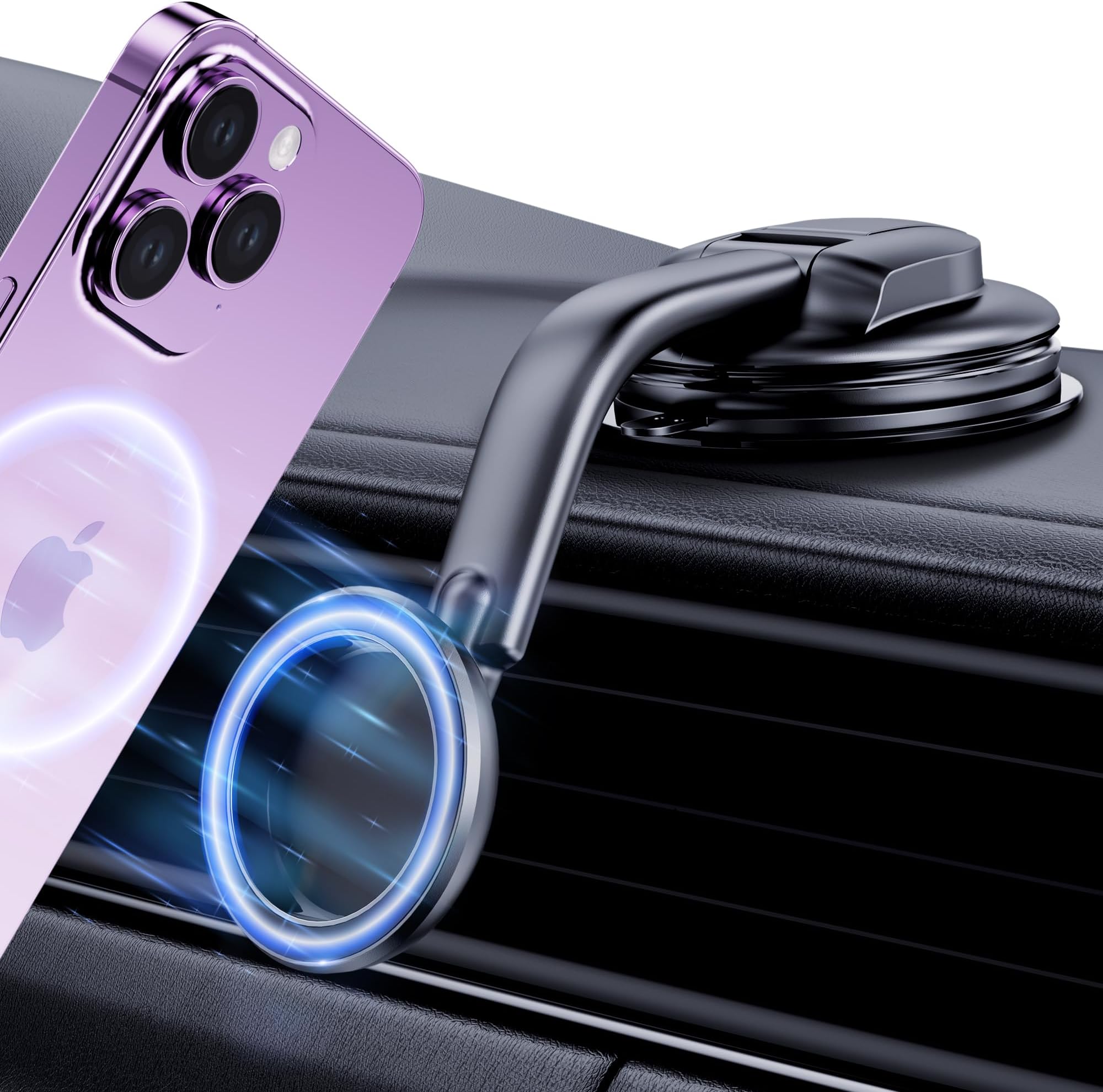 Amazon.com: ZKJAYOE MagSafe Car Mount Bendable, Detachable Aluminum Arm ...