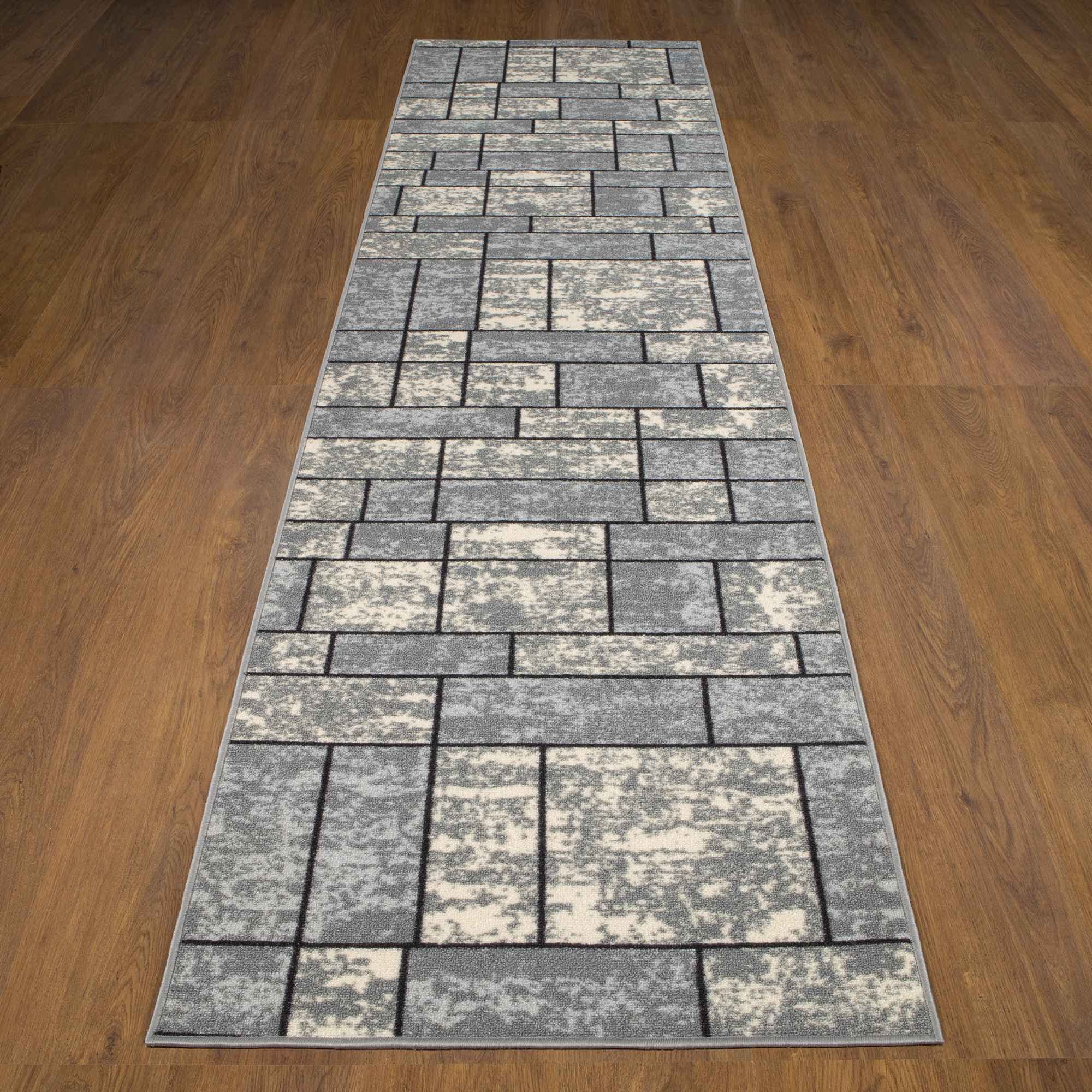 Ottomanson Ottohome Collection Non-Slip Rubberback Boxes Design 3x10 ...