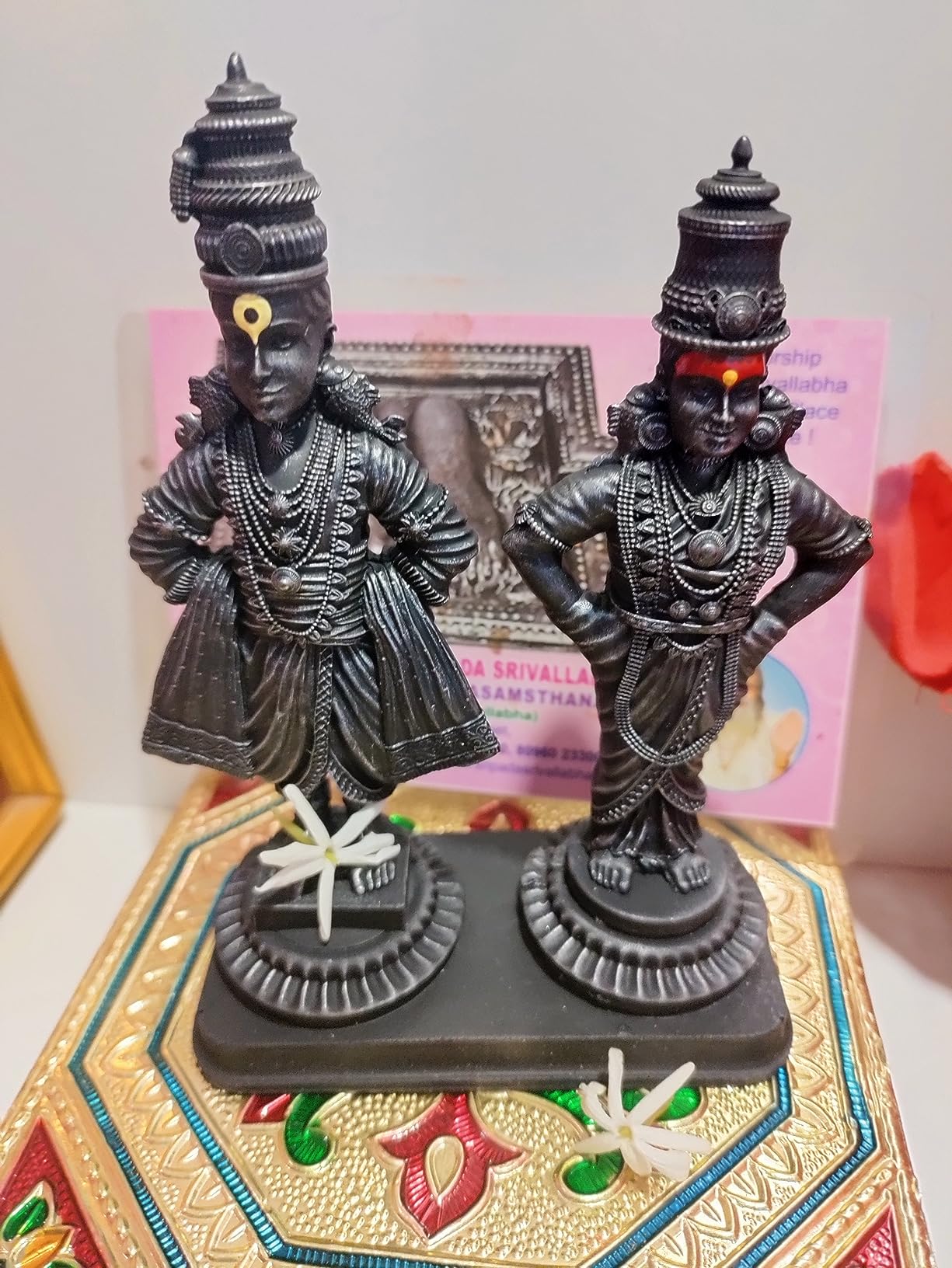 Buy Vitthal Rukmani Stand | Vitthal Rukmini Idol for Gift Home ...