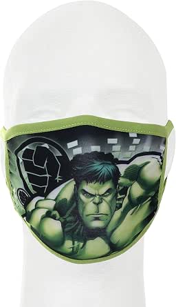 Concept One Hulk Kids Face Mask, Green, 1 Count (Pack of 1) : Amazon.ae ...