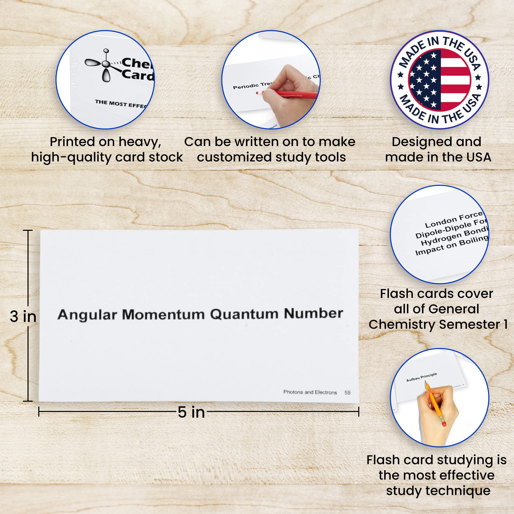Snapklik.com : ChemCards: Flash Cards For General Chemistry