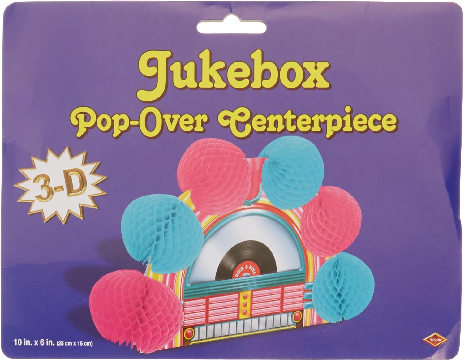 Amazon.com: Jukebox Pop-Over Centerpiece Party Accessory (1 count) (1 ...