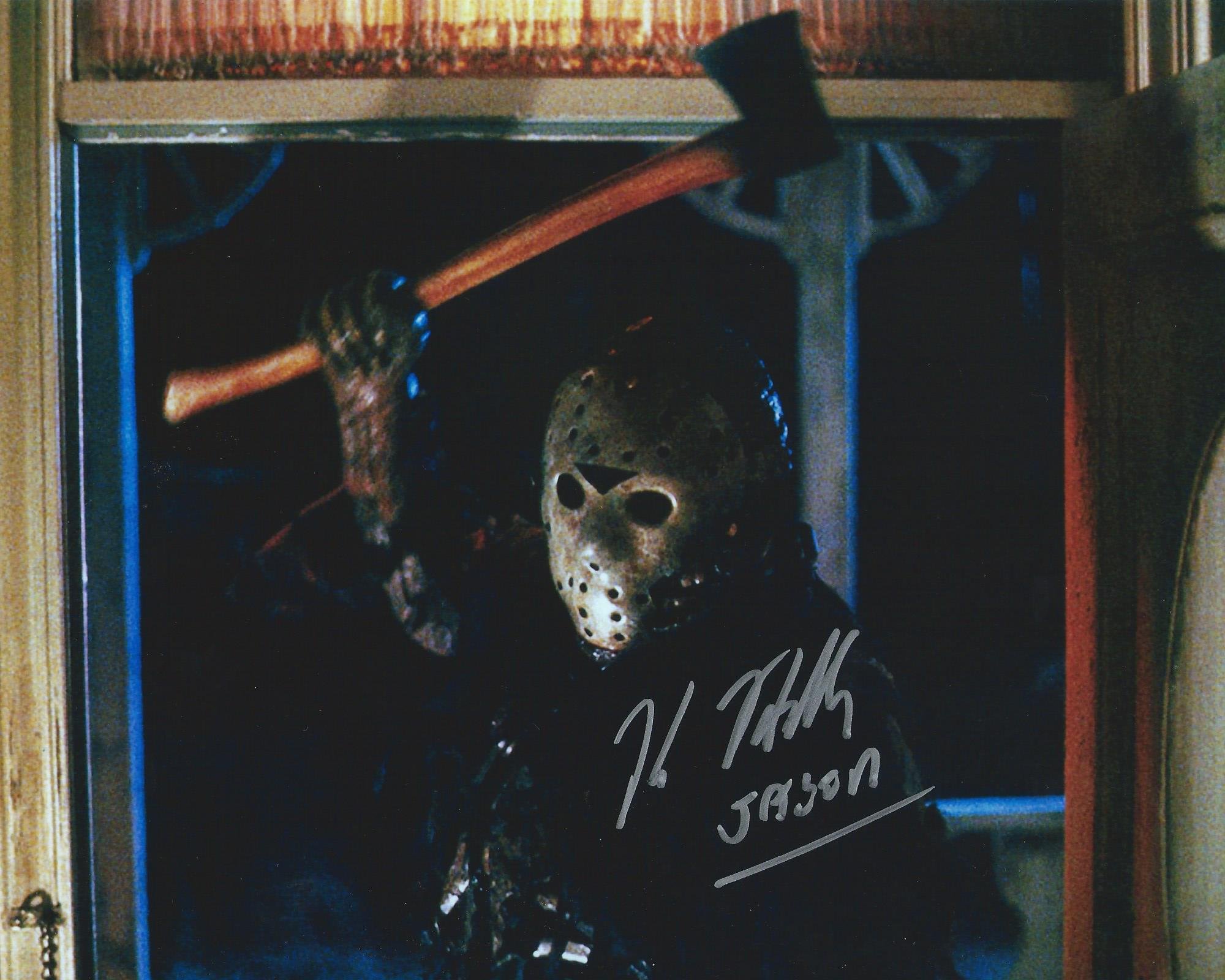 Buy Friday the 13th 8x10 Signed Autographed Kane Hodder as Jason ...