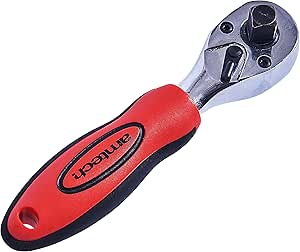 Am-Tech I2810 3-In-1 Stubby Ratchet - Red (1-Piece) - Amazon.com