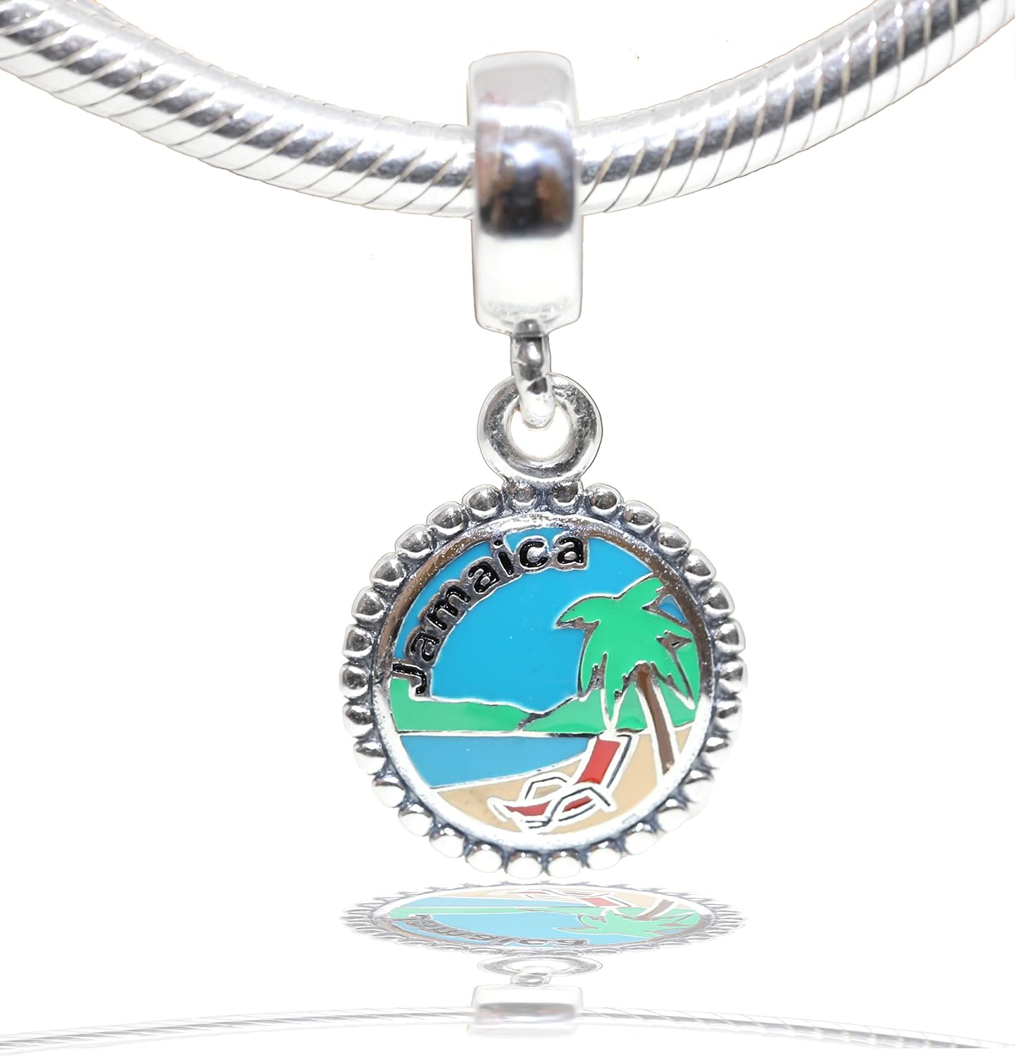 Amazon.com: Jamaica Experience 925 Sterling Silver Authentic Bead Charm ...