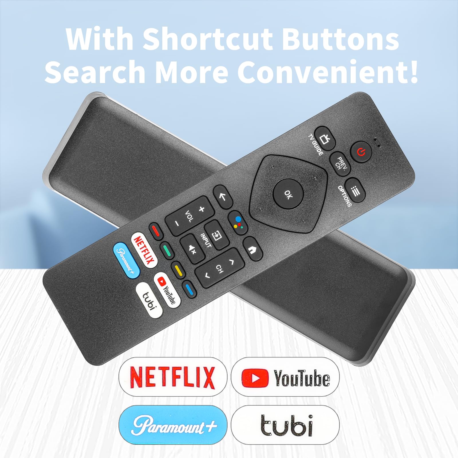 Philips Smart TV Accessory PZL Voice Remote Control Replacement For ...