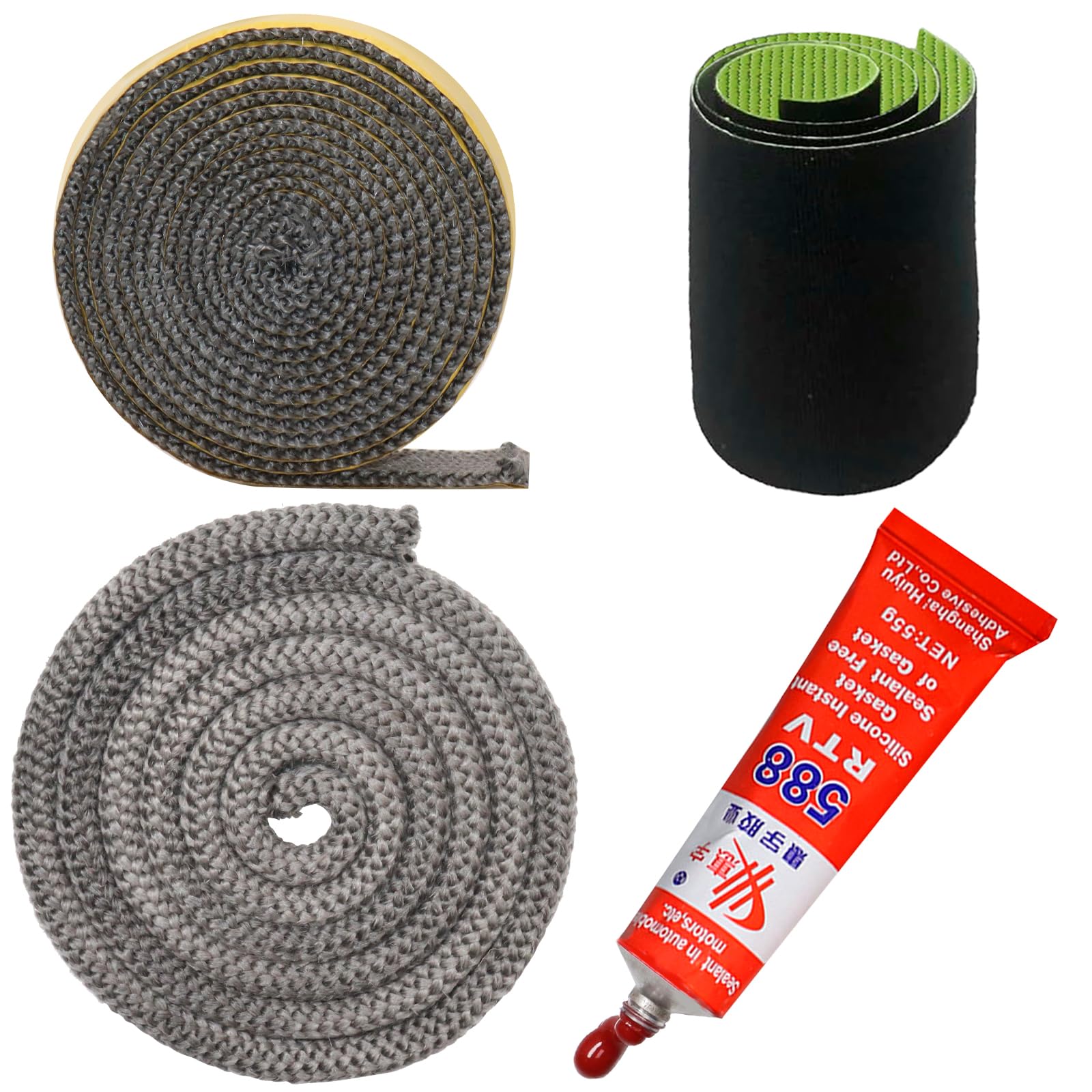 Amazon.com: Wood Stove Gasket, 1" Width 98" Length Wood Stove Door ...