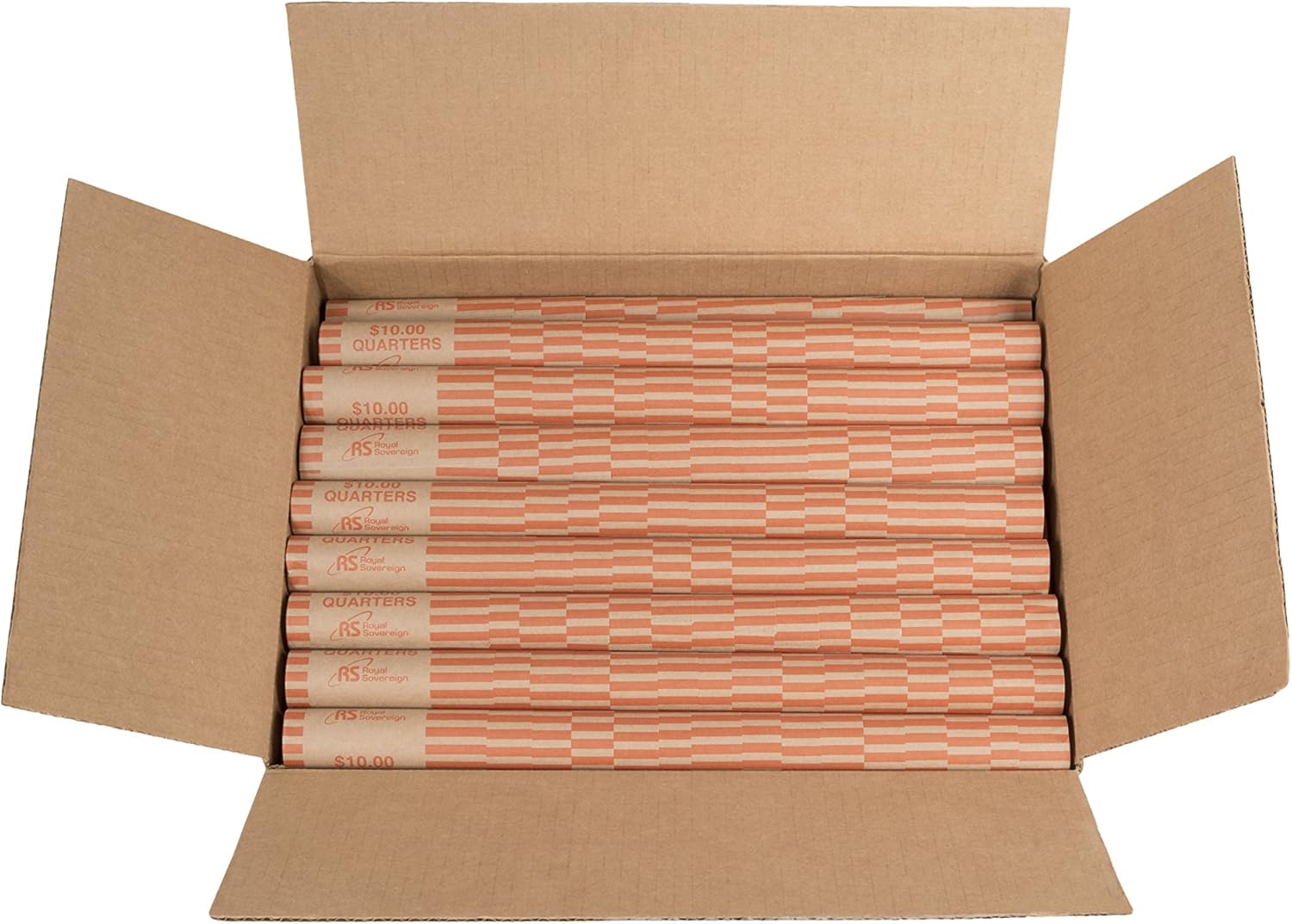 Amazon.com : Royal Sovereign Preformed Coin Wrappers, 1008 Quarter Coin ...