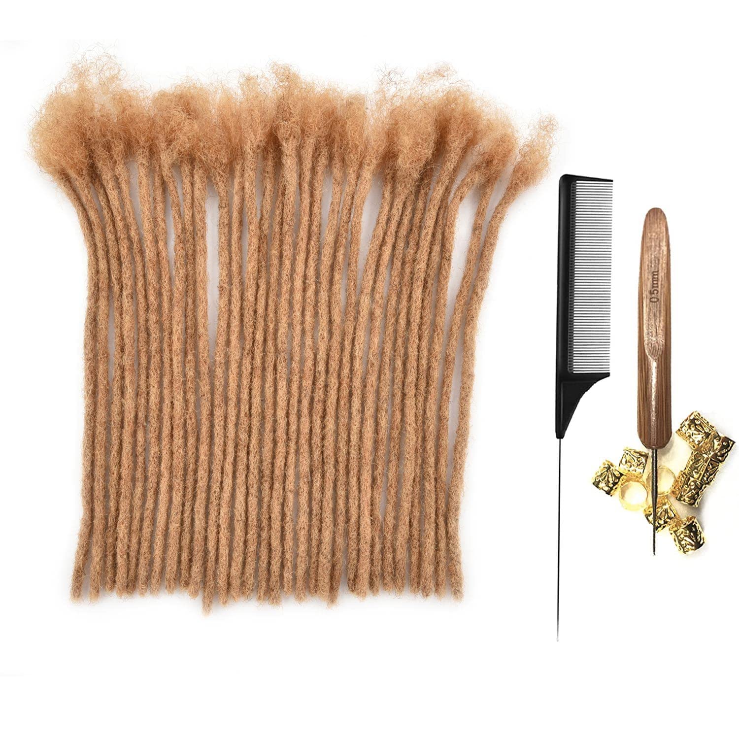 Amazon.com : Loc Extensions Human Hair Dreadlock Extensions for Men ...