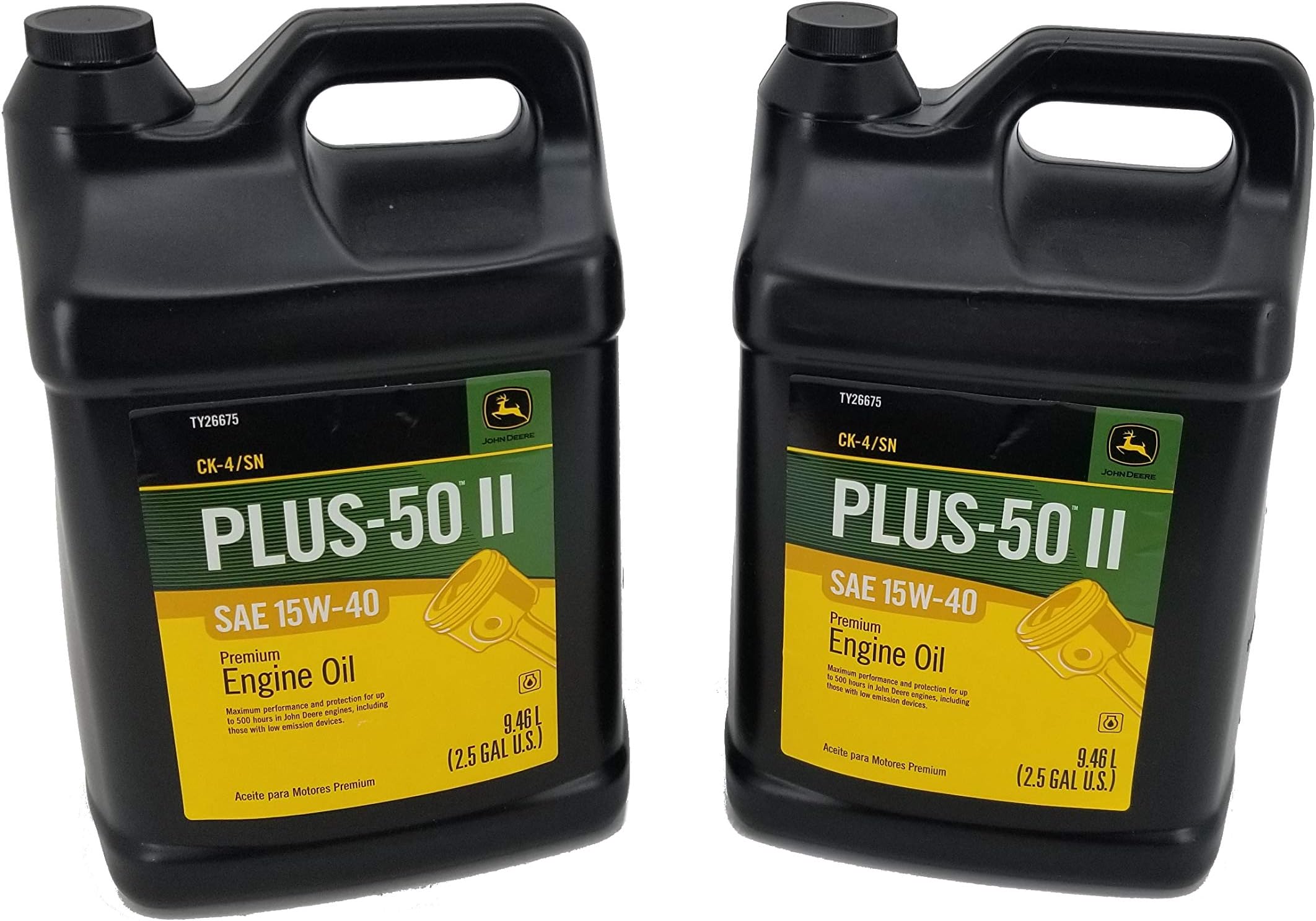 Amazon.com: John Deere Original Equipment Plus-50 II SAE 0W-40 ...