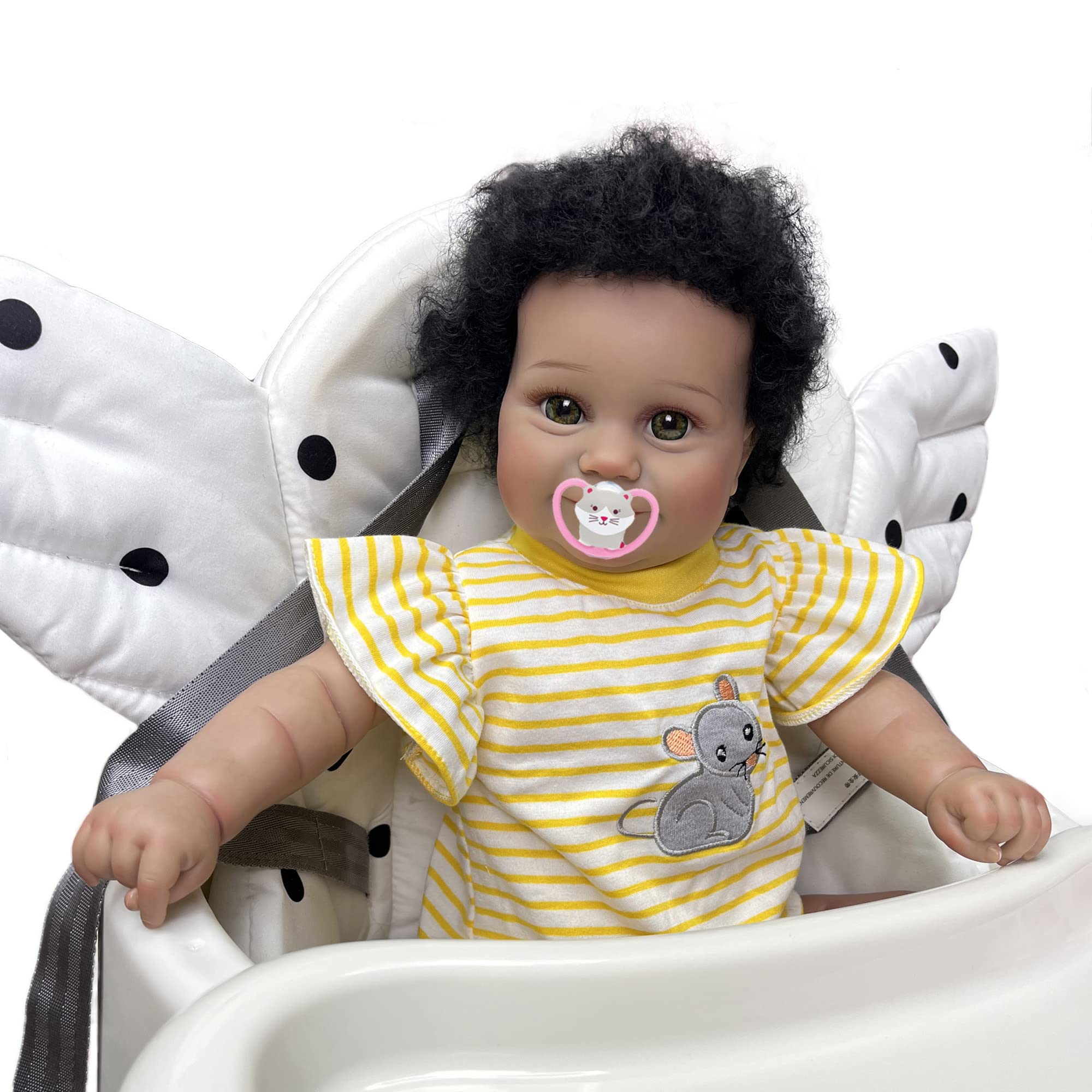 Buy Wamdoll 18inch 49CM Real Baby Size African American Hand Rooted buy-wamdoll-18inch-49cm-real-baby-size-african-american-hand-rooted