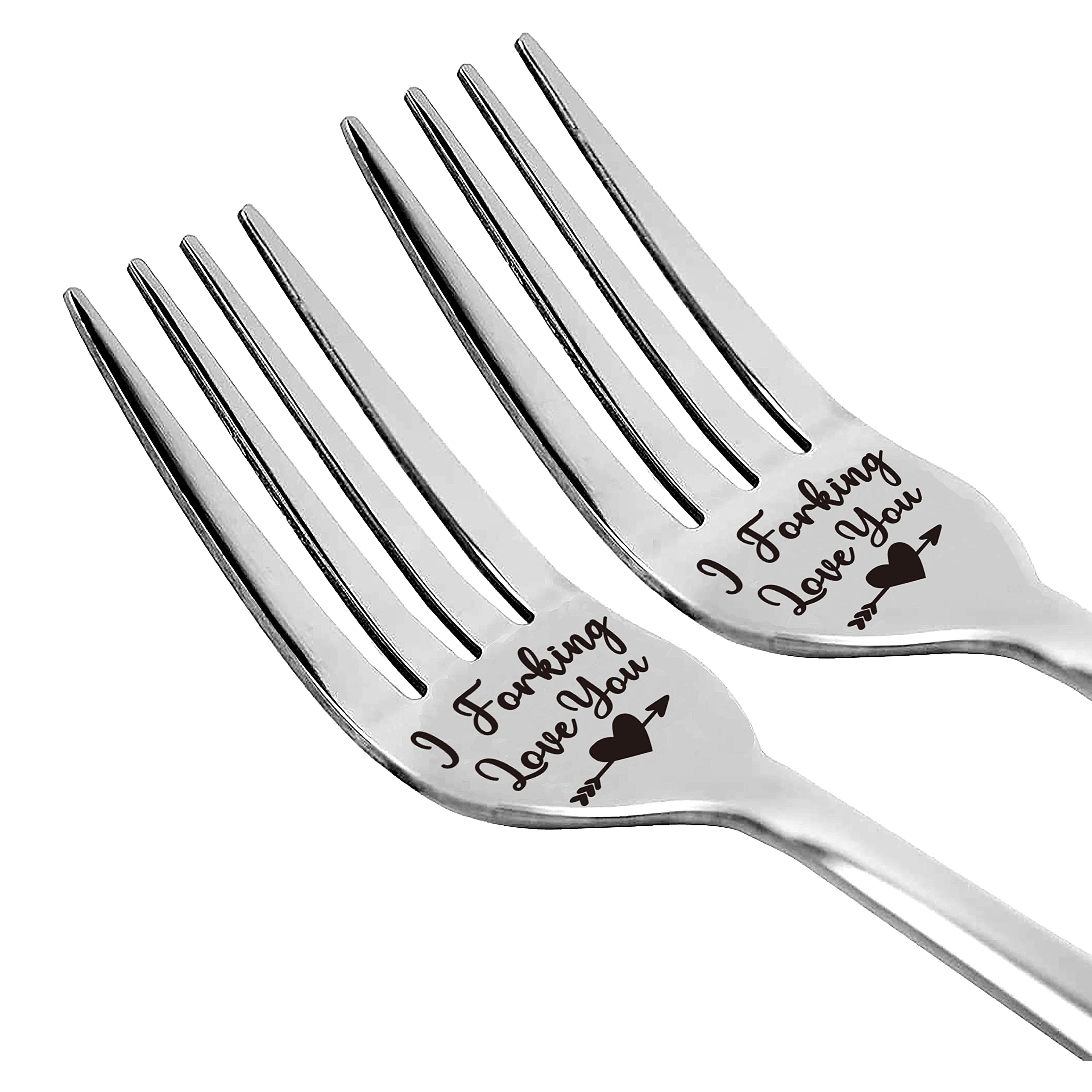 2 Pieces I Luck Love You Fork, Boyfriend Anniversary Gifts, Cute ...