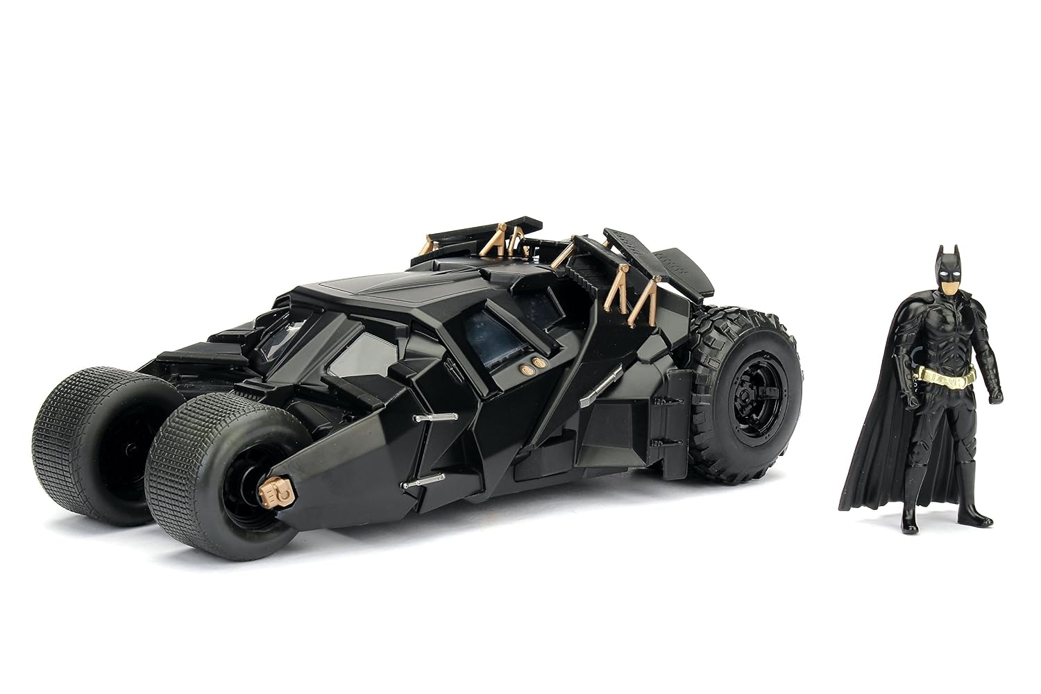 Jada Metal Batmobile with Batman Dc Figure, Pack of 1, Multicolor, 96 ...
