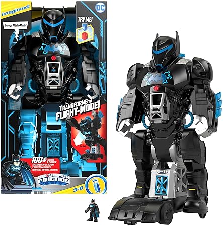 Amazon.com: DC Super Friends Bat-Tech Batbot, Transforming 2-in-1 ...