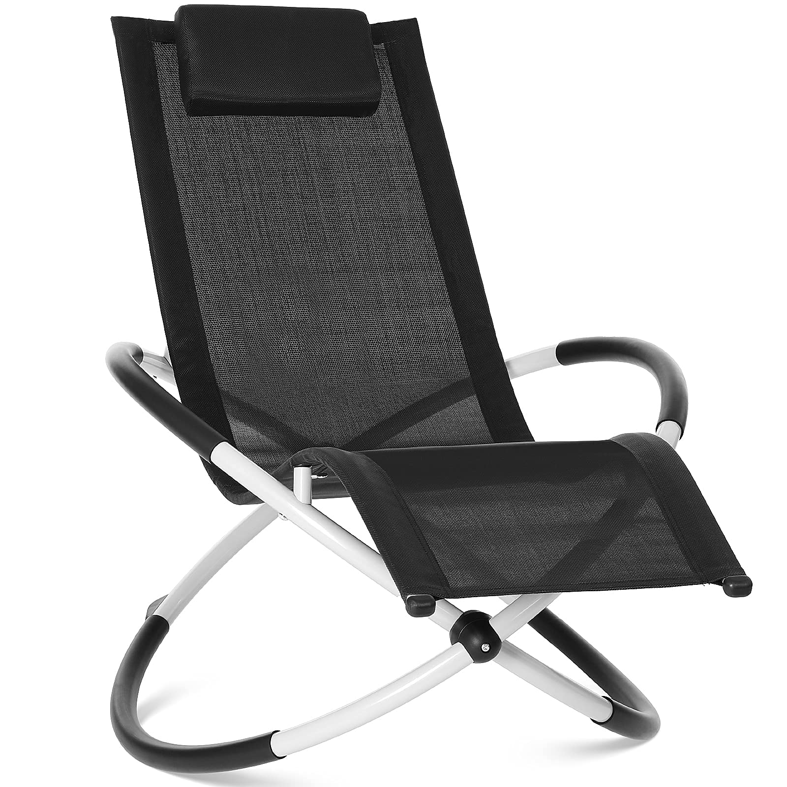 Buy Relax lounger deck chair, sun lounger, deck chair rocking chair foldable, ergonomic chair ...