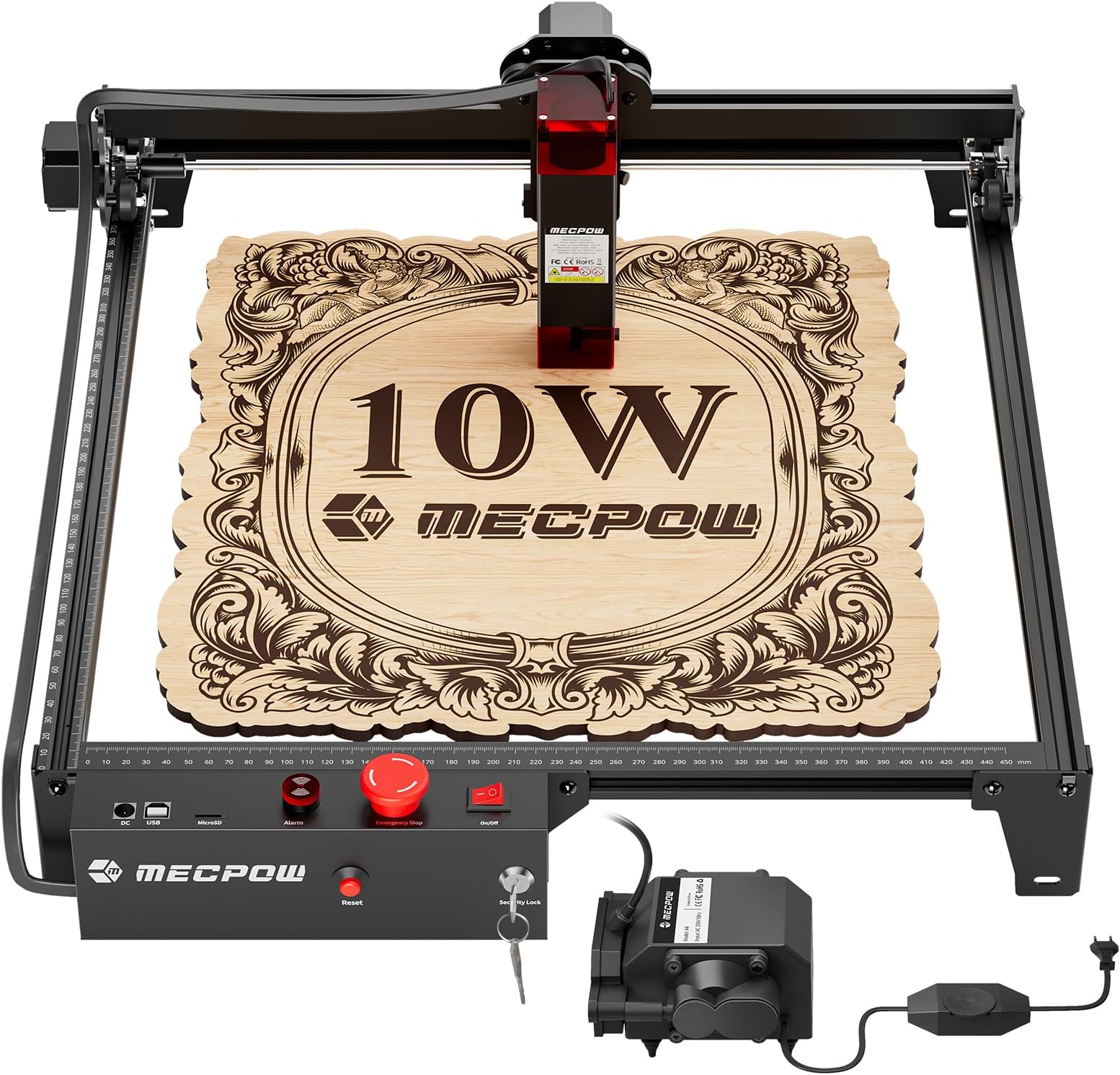 Twotrees TS2-20 W Lasergravierer, 130 W Hochenergie-Lasergravurmaschine ...