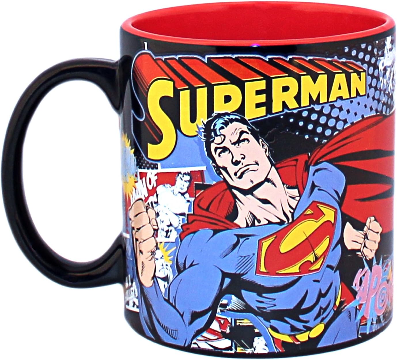 Amazon.com | Silver Buffalo SP8934 DC Comics Superman Comic Pop Ceramic ...
