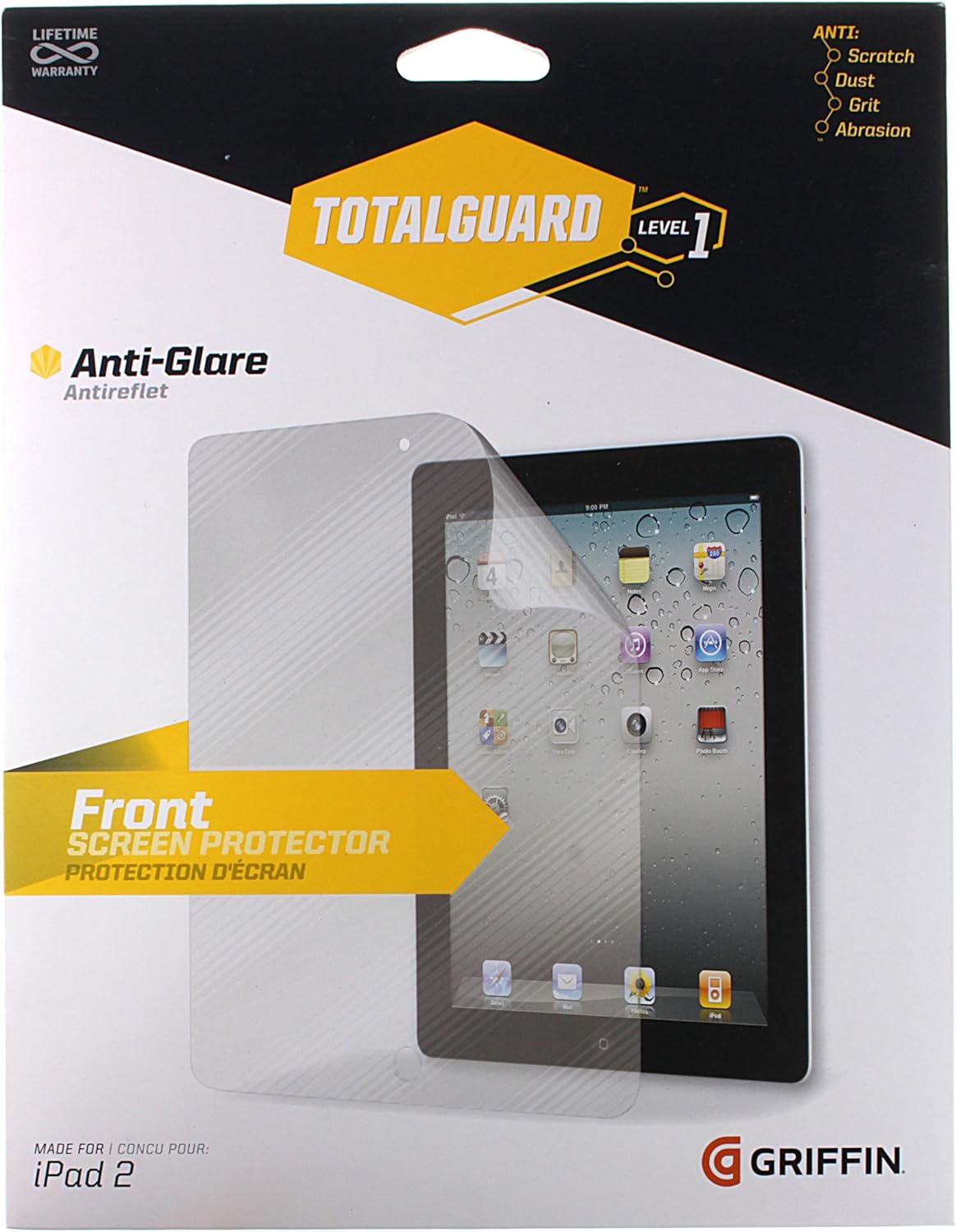 Amazon.com: Griffin TotalGuard Level 1 for iPad 2 (GB03686) : Electronics