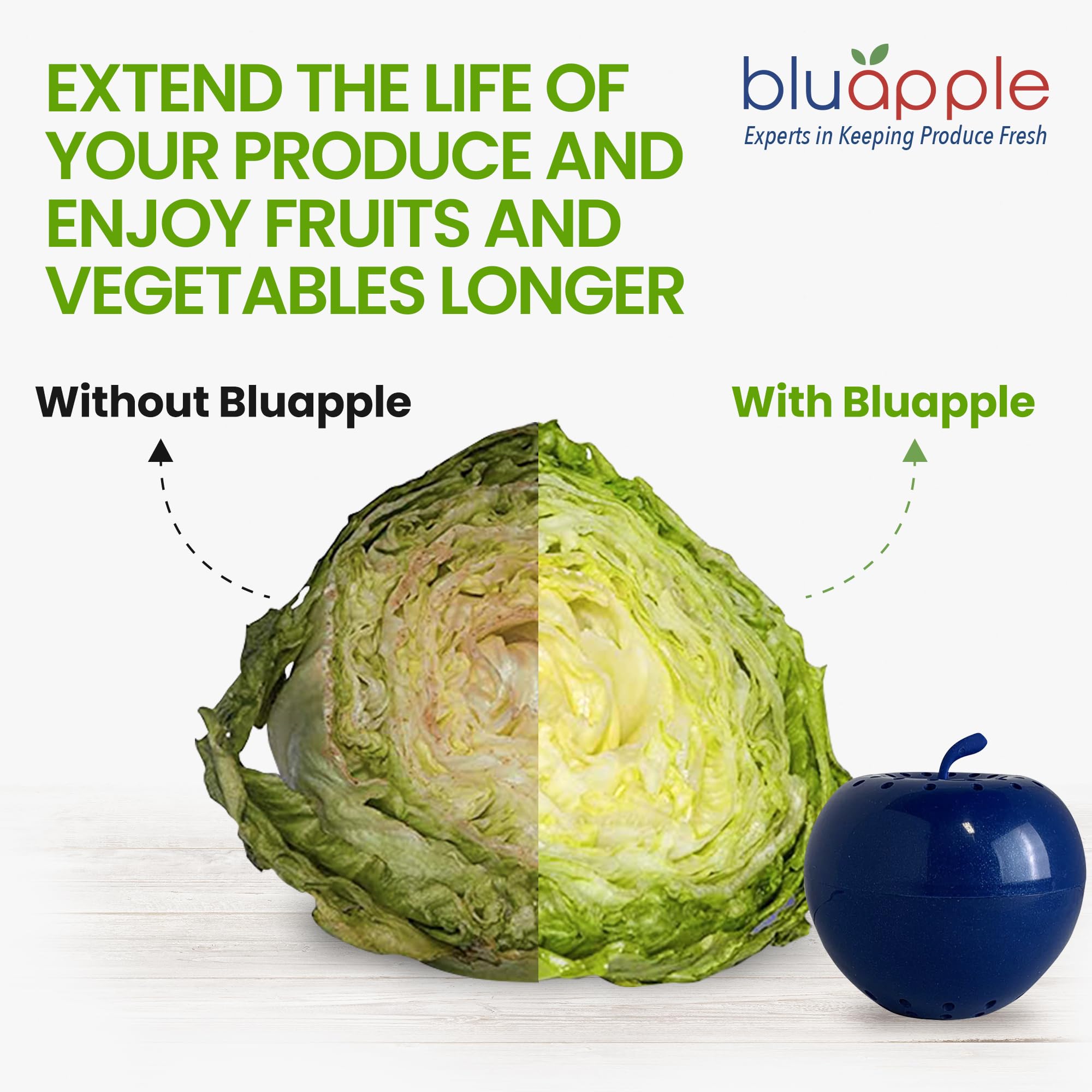 Snapklik.com : Bluapple Produce Saver Ethylene Gas Absorber 1 Year ...