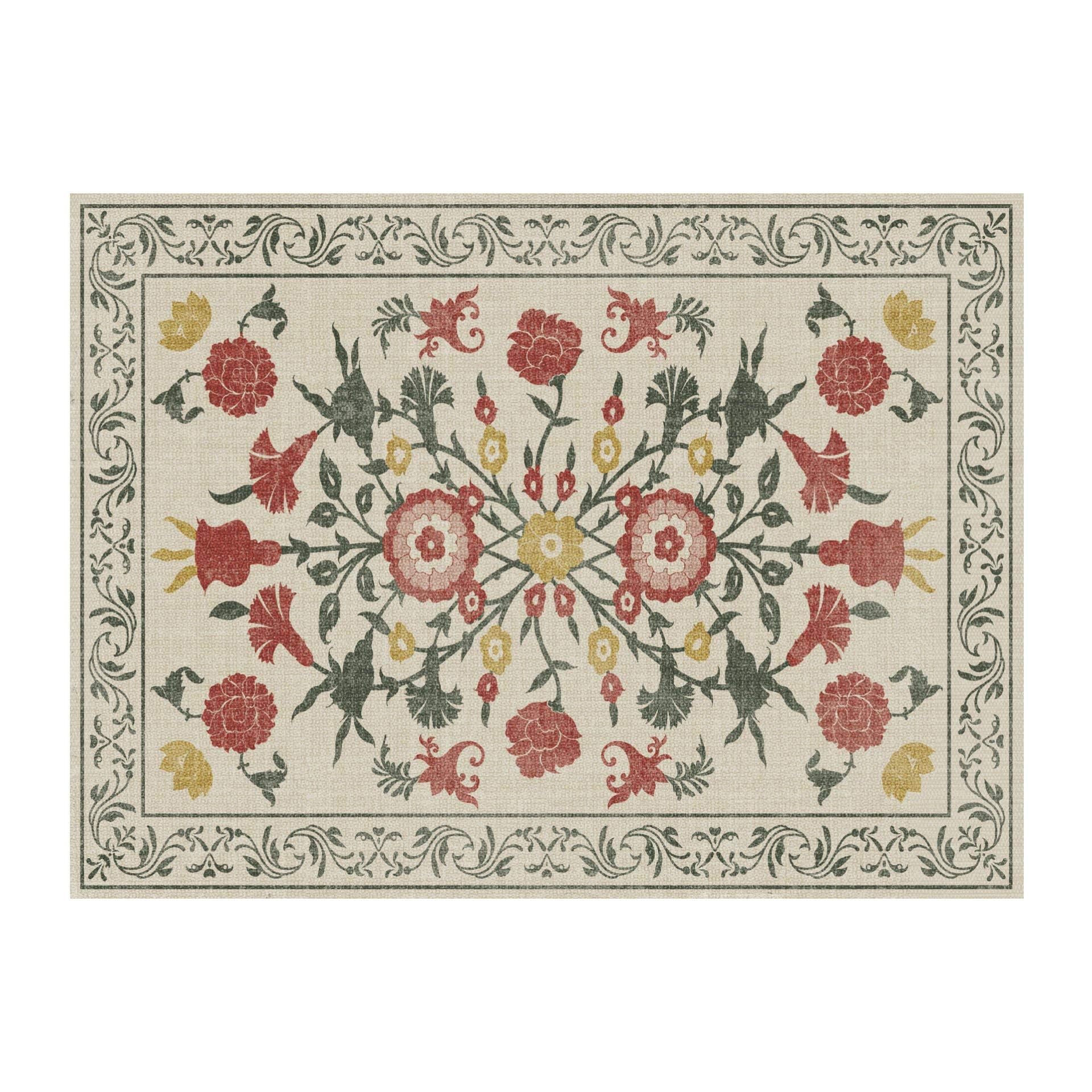 Amazon.com: Carolina Creekhouse Vinyl Rug | Amelia (042281RF) | Vinyl Floor Mat | Vinyl Floor ...