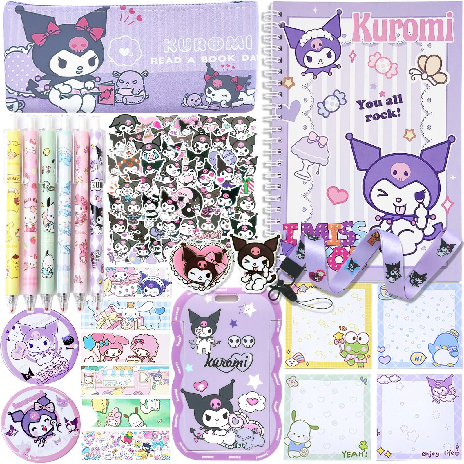 Amazon.com : Koiswim Cute School Supplies Kawaii Stationery Gift Set ...