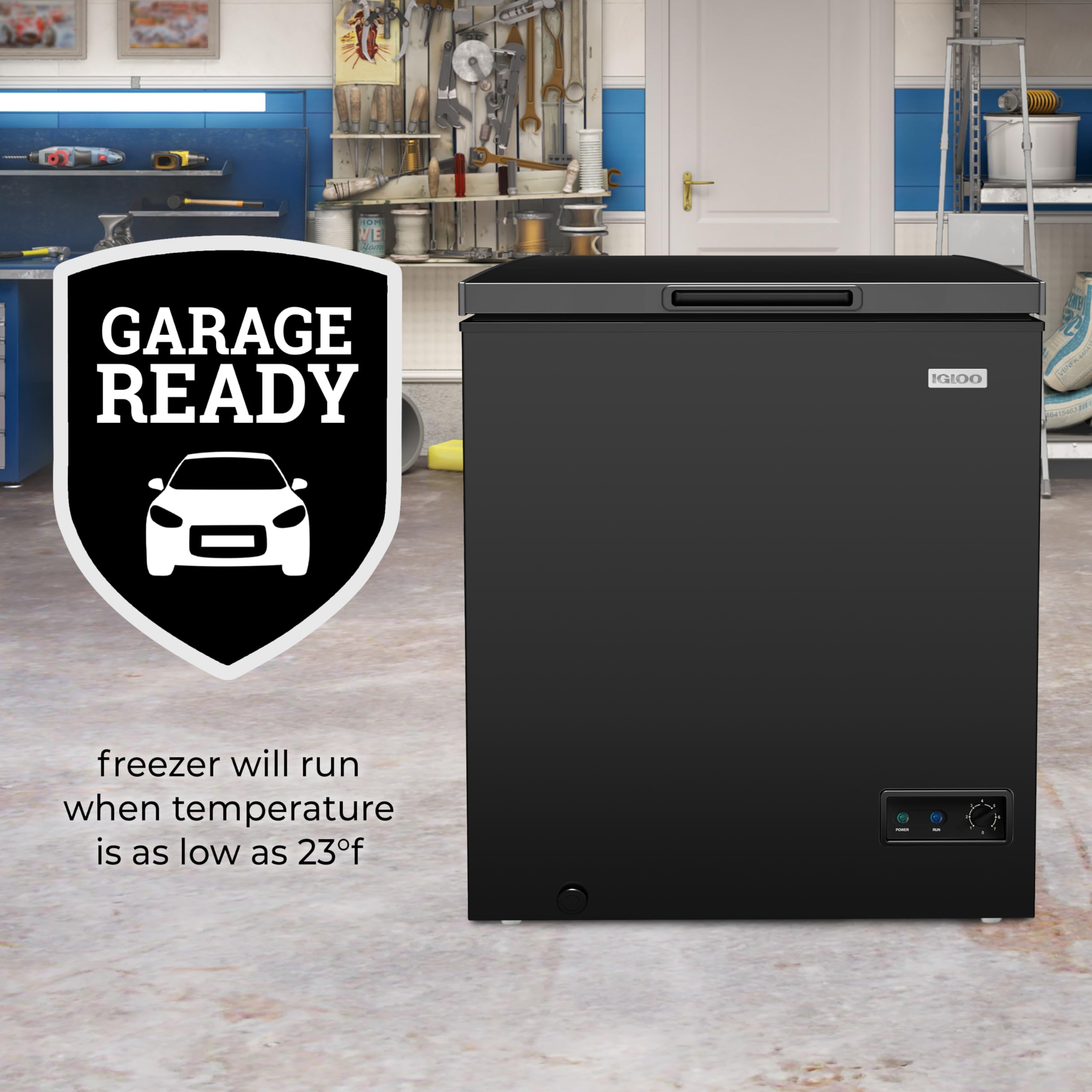 Snapklik.com : Igloo 5.0 Cu. Ft. Chest Freezer