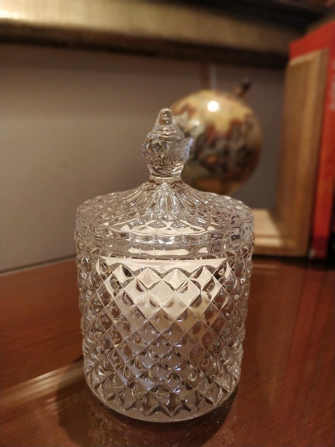 Bumbleberry Crystal Glass Jar Scented Candle | Soy Wax | 40 Hours ...