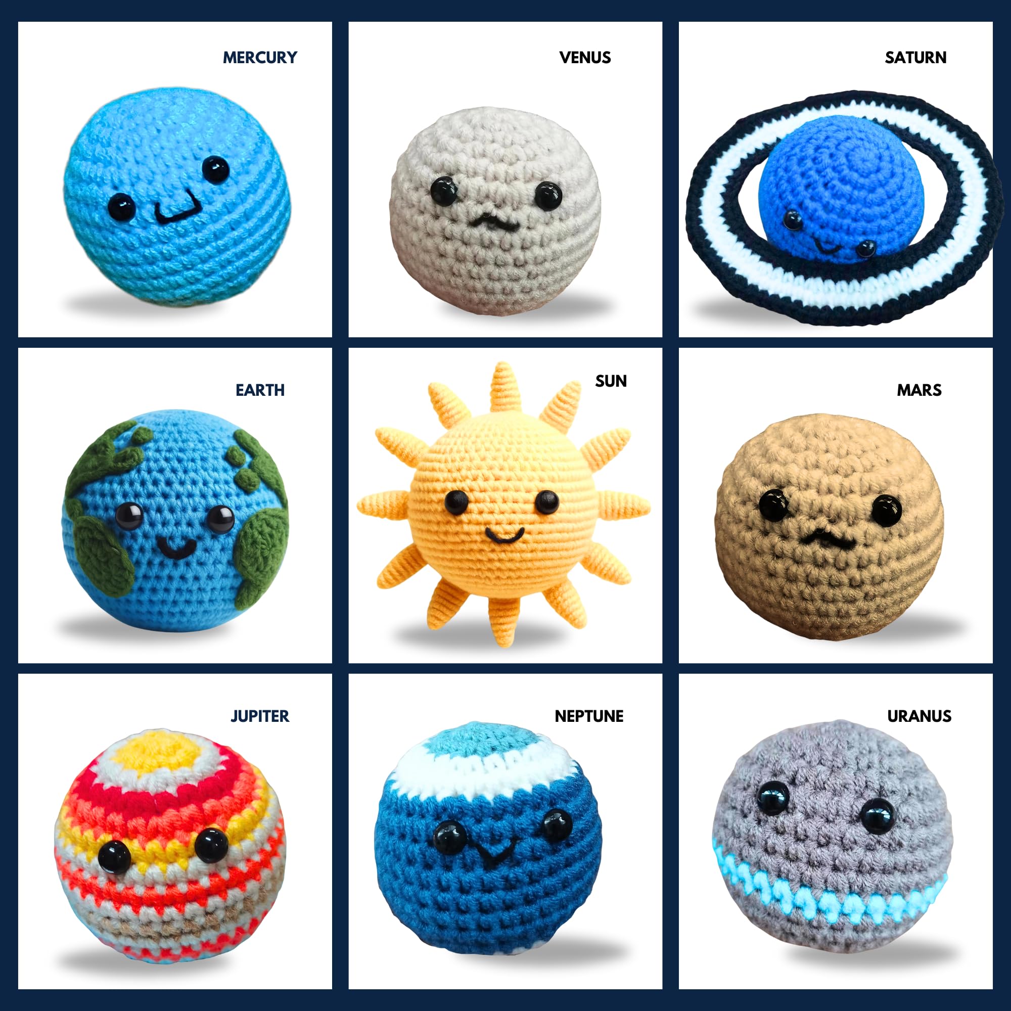 The Sun Solar System Crochet Amigurumi Series Free Stella The Sun