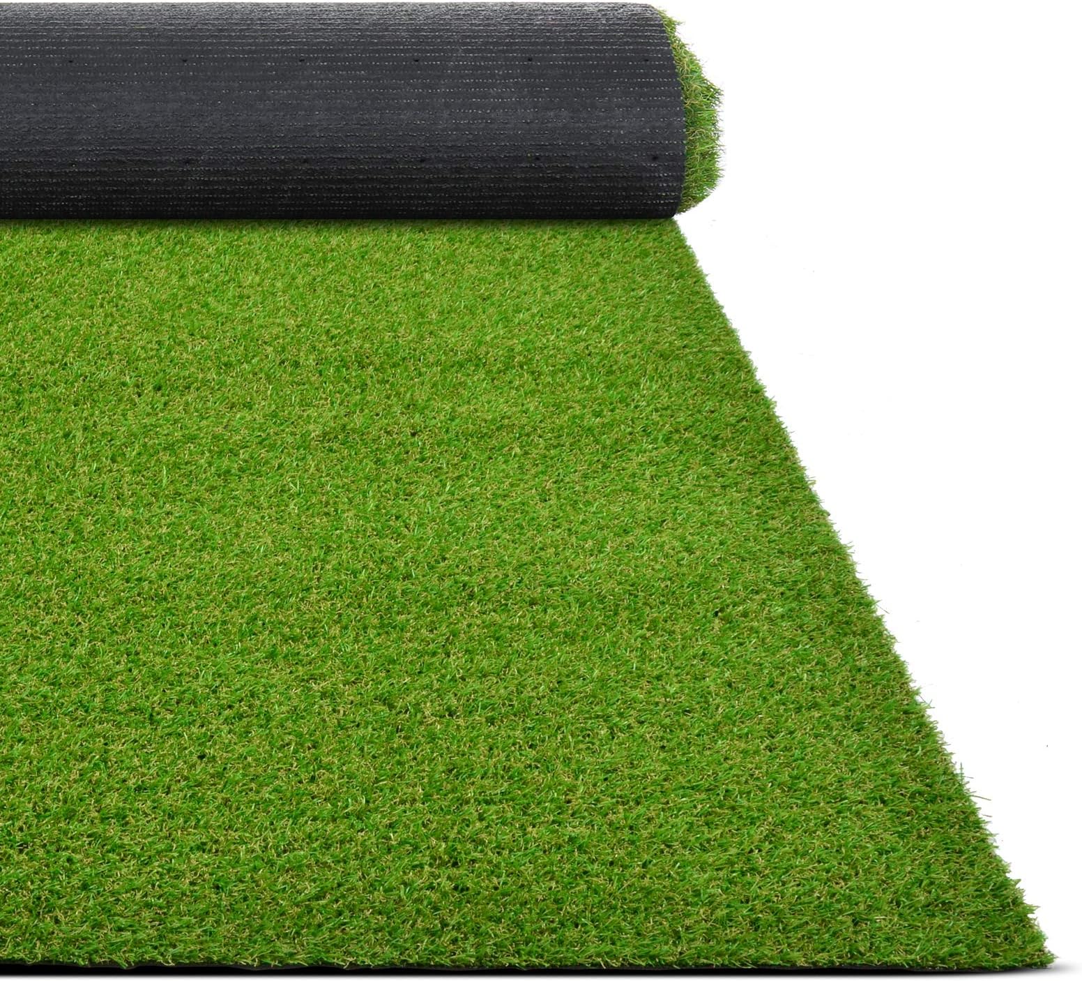 Gazon synthétique en rouleau de 4 mètres (4 m²) - Épaisseur 1 cm ...