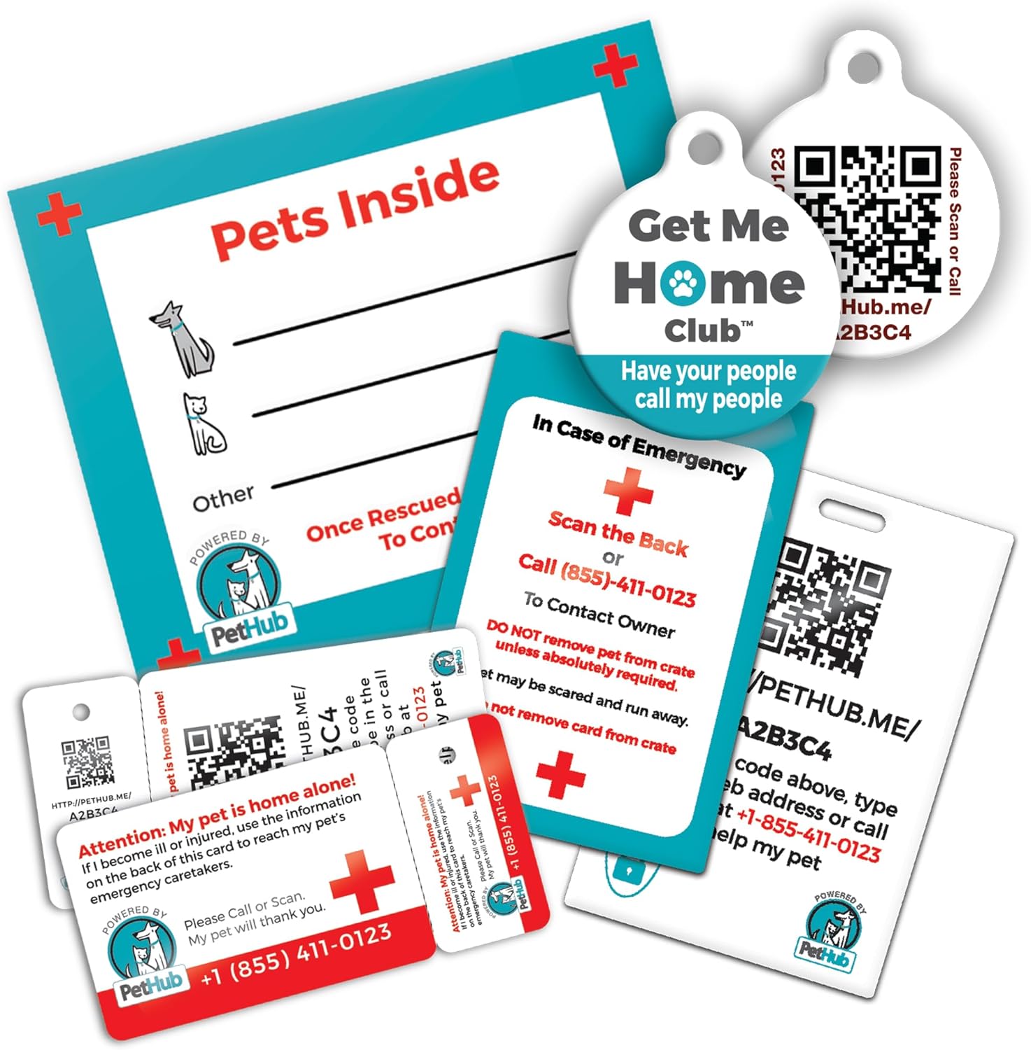 Amazon.com: PetHub QR Code Comprehensive Pet Identification ReadyKit ...