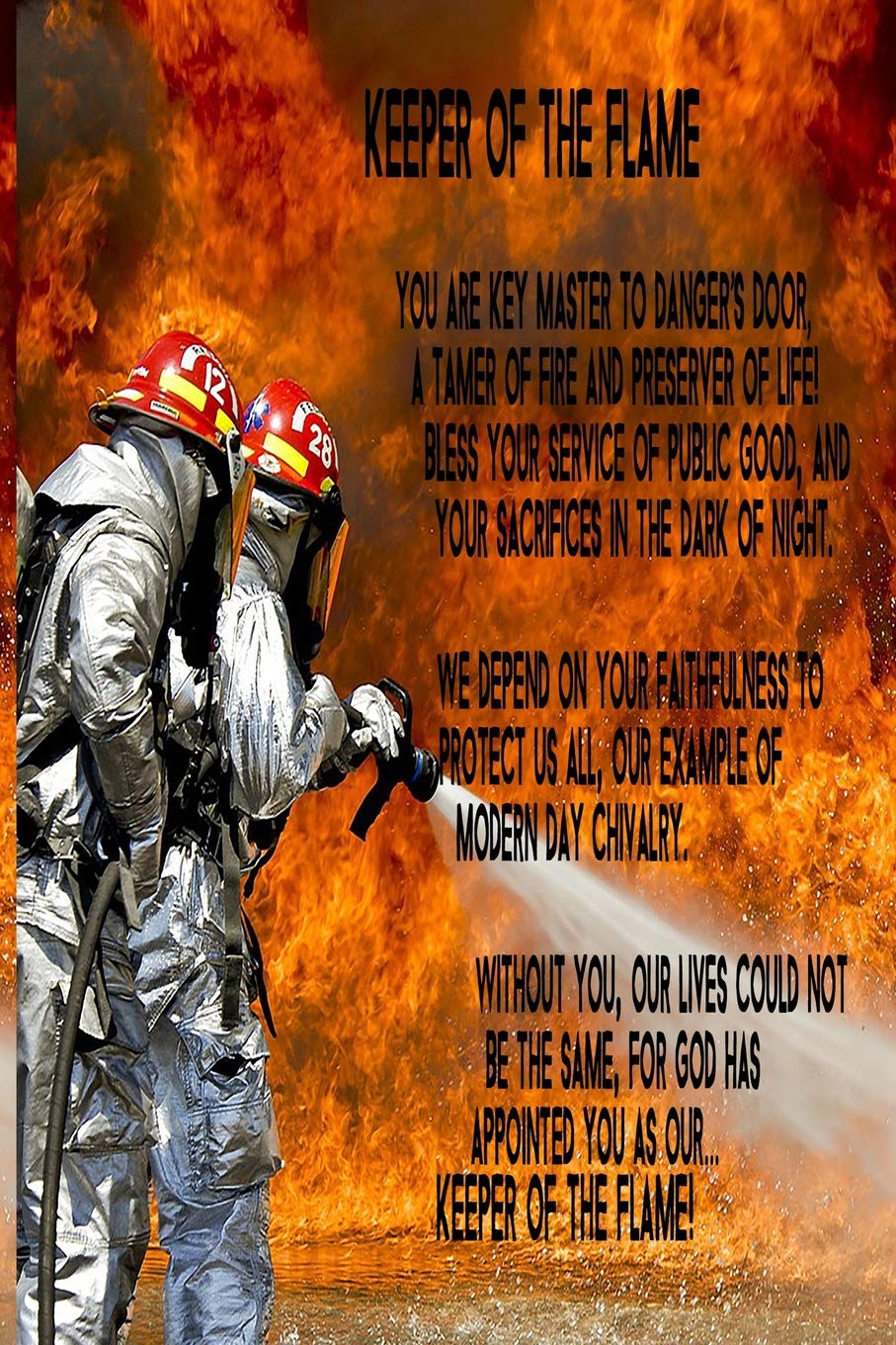 Keeper of the Flame Journal - Firefighters: Firefighter Notebook ...