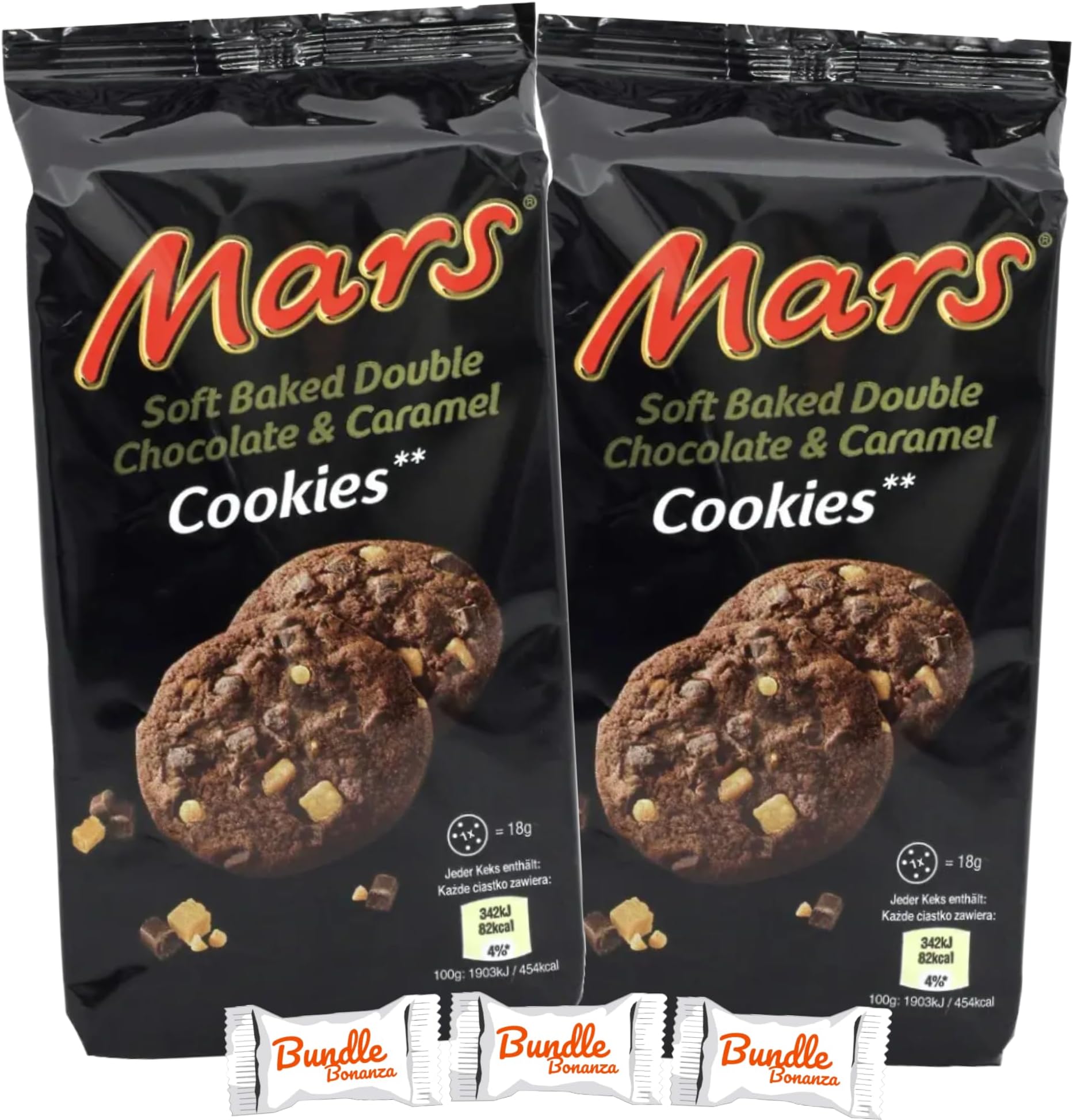 Amazon.com : MARS Bar COOKIES, SOFT BAKED (2 Pack) 180g Each W/Bundle ...