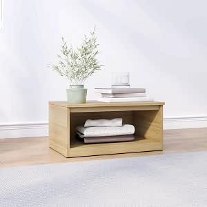 Amazon.com: Modular Storage Cube, Open Front Design, Euro Oak Finish ...