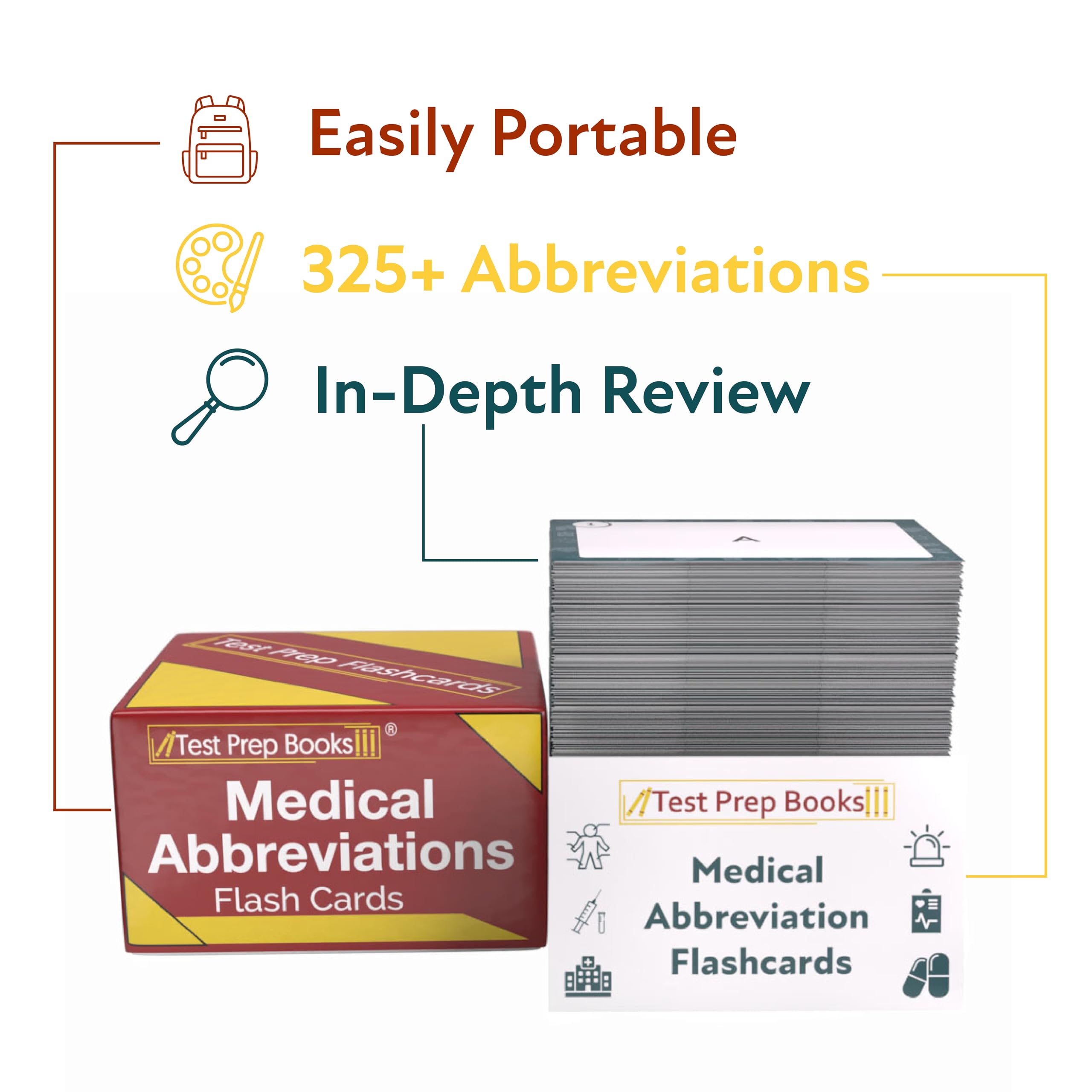 Snapklik.com : Medical Abbreviation Study Cards: Medical Abbreviations ...