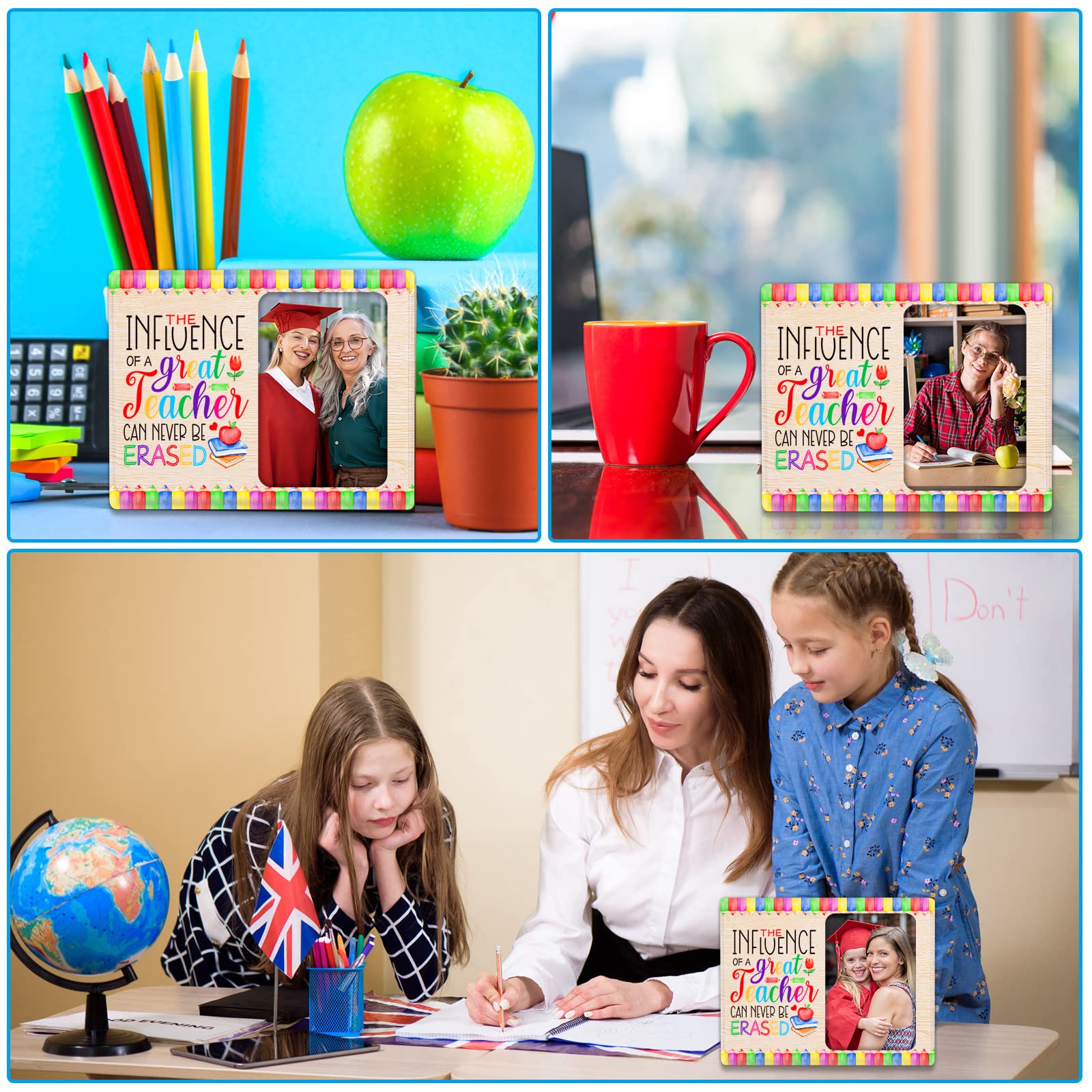 Teacher Picture Frame The Influence Of A Good Teacher Can Never Be ...