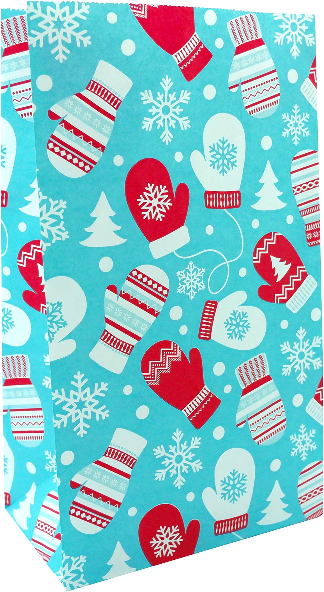 Amazon.com: MIMIND 72 Pieces Christmas Winter Candy Paper Bags 6 Design ...