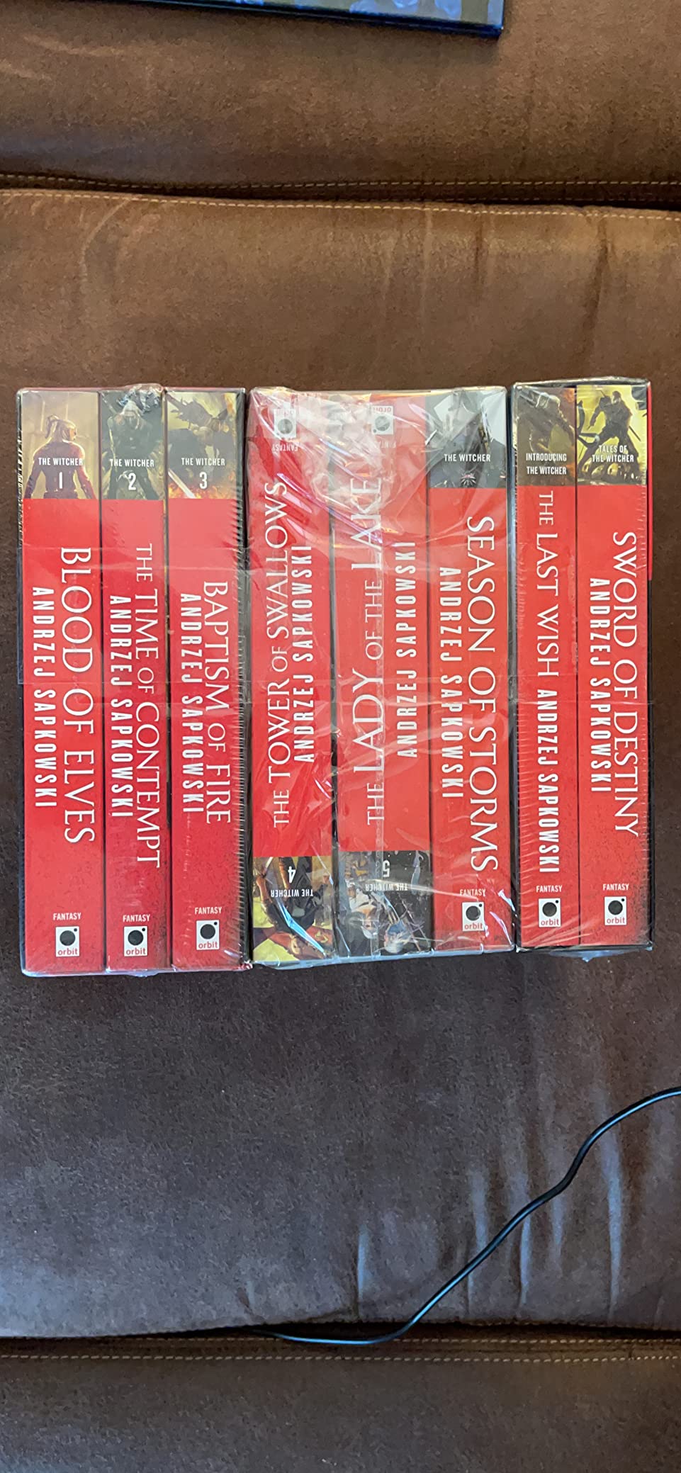 The Witcher Series by Andrzej Sapkowski 9 Book Set: Complete 8 ...