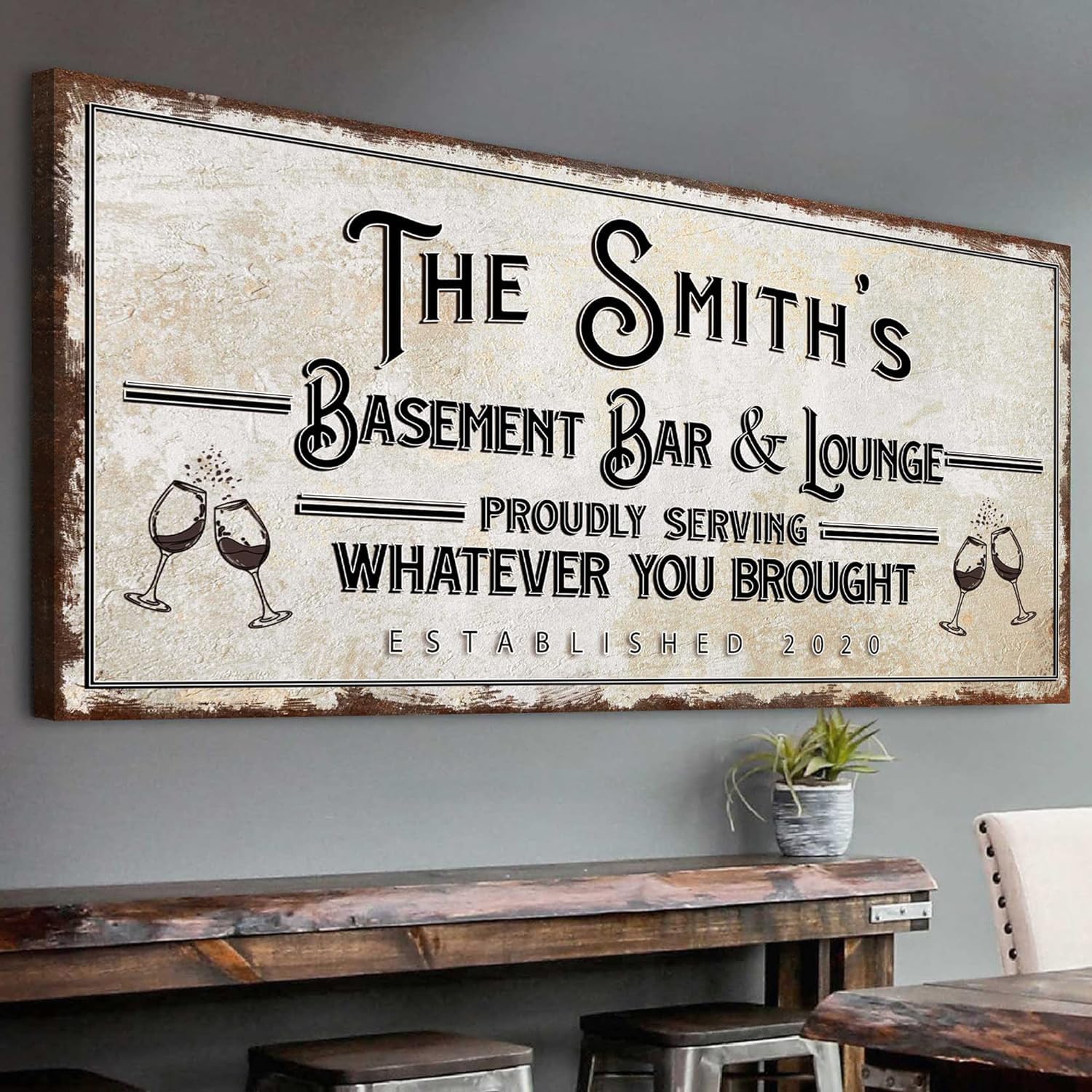 Framing Basement Bar Samsung 55 Inch Class Qled 4k The Curated On