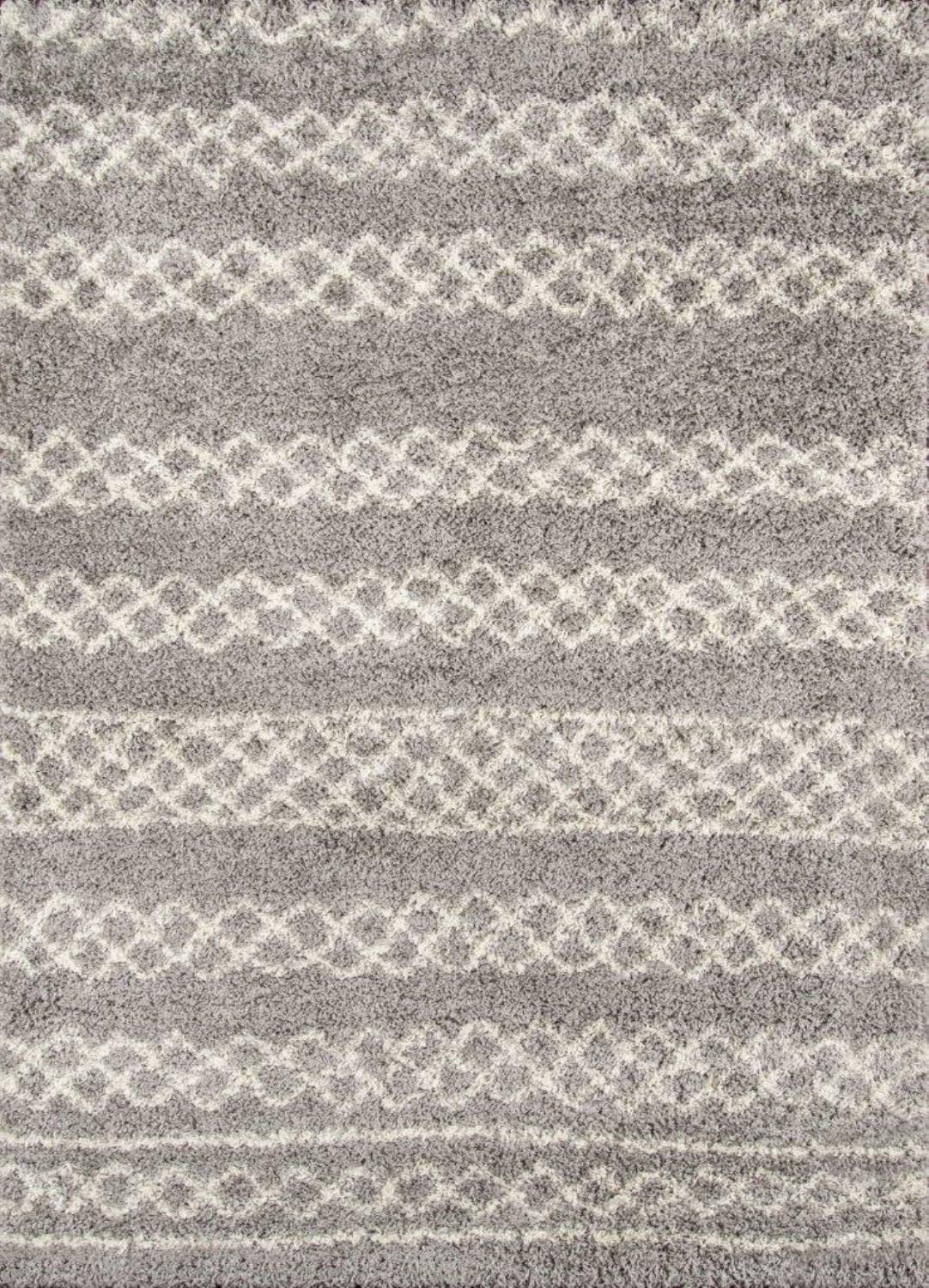 (Similarly)Momeni Rugs Maya Collection Ultra Thick Pile Shag Area Rug, 2'3" x 7'6", Grey