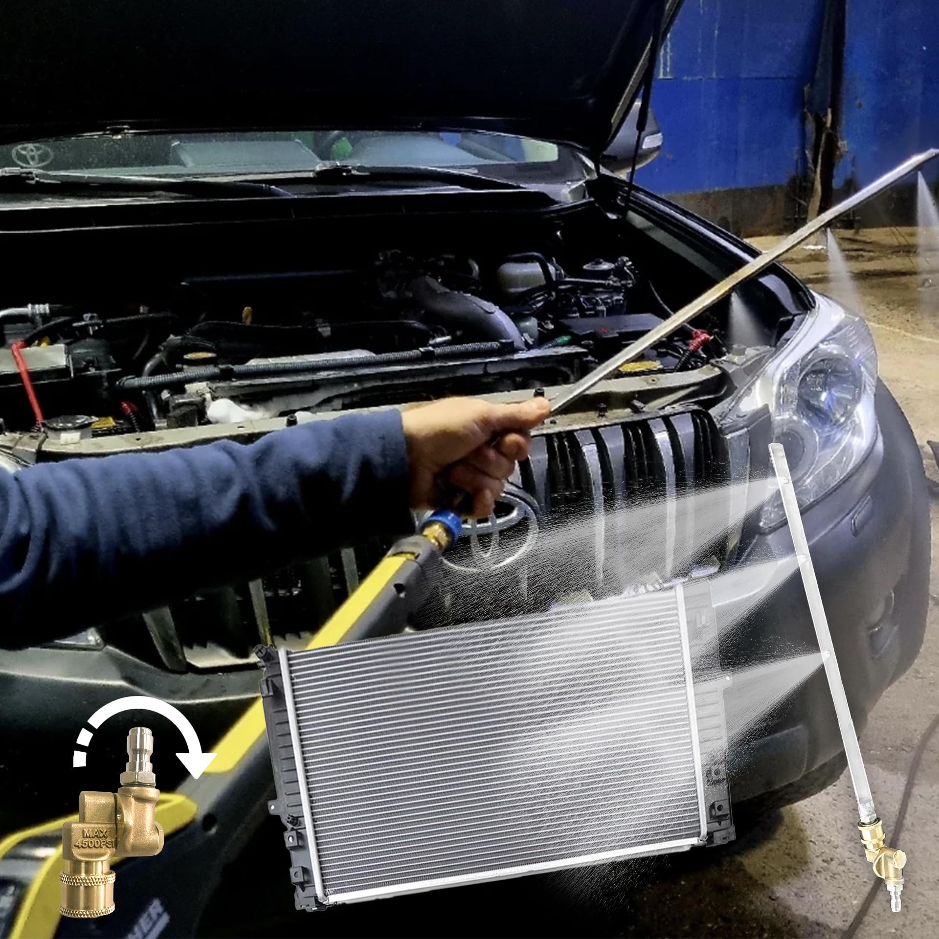 Amazon.com: AIWS 100cm Radiator Cleaning Wand, Stainless Steel, 39 Inch ...