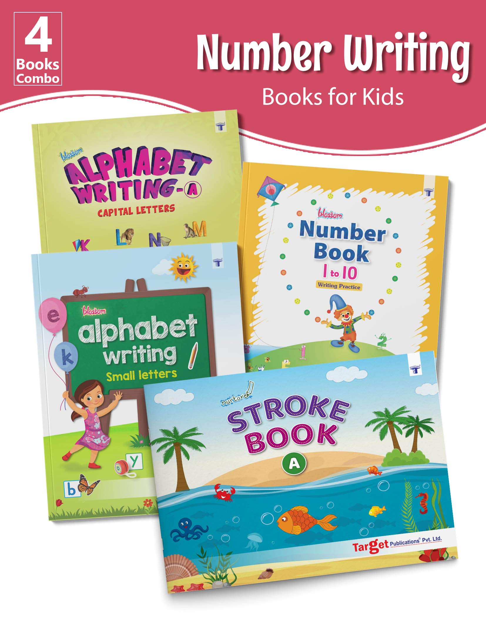 English Writing Practice Books For Nursery Kids Learn Abcd Alphabet ...
